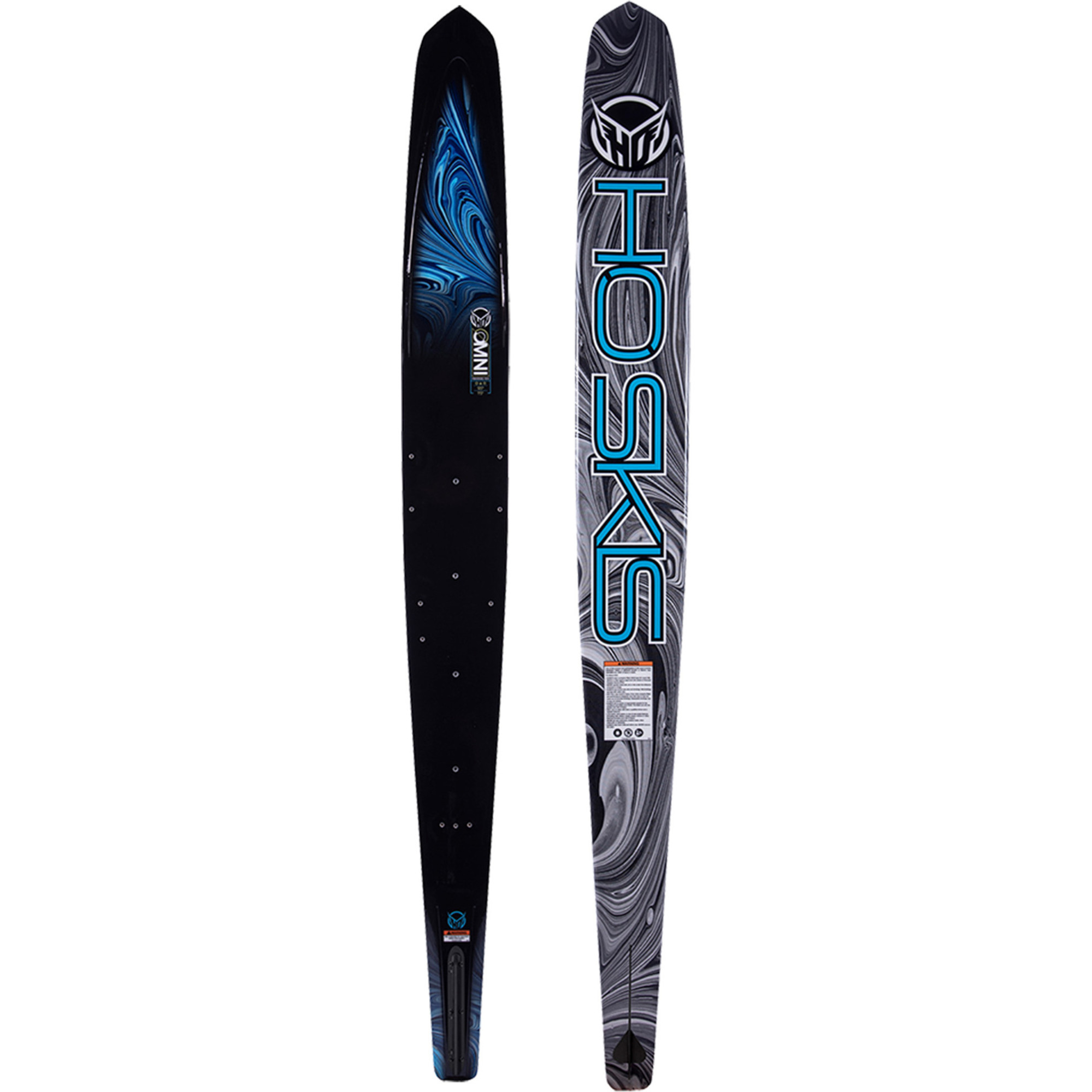 2024 HO Sports Omni All-Over Waterski H23OM - Black / Blue ...