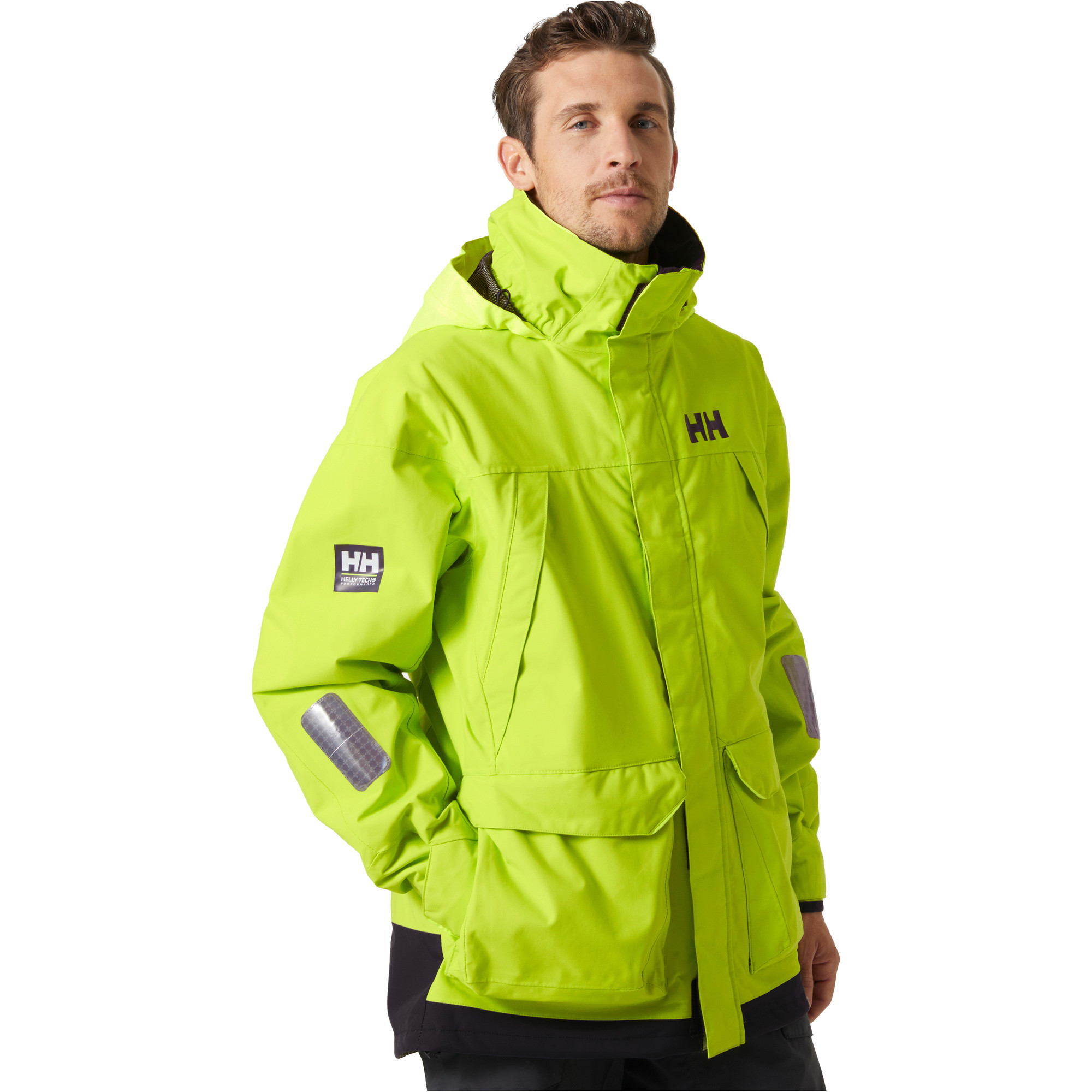 2023 Helly Hansen Mens Pier 3 0 Sailing Jacket 34156 - Azid Lime ...