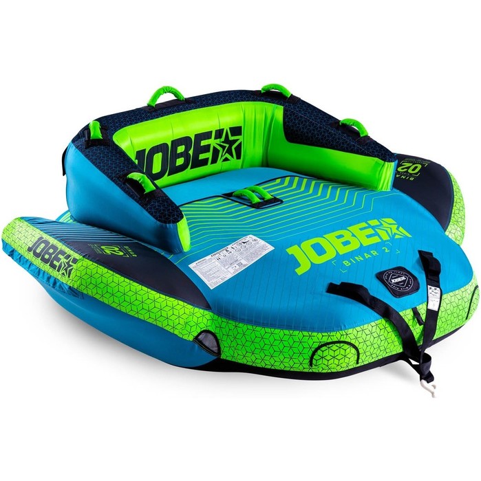 2025 Jobe Binar 2 Person Towable 230223001 - Blue / Green - Accessories ...