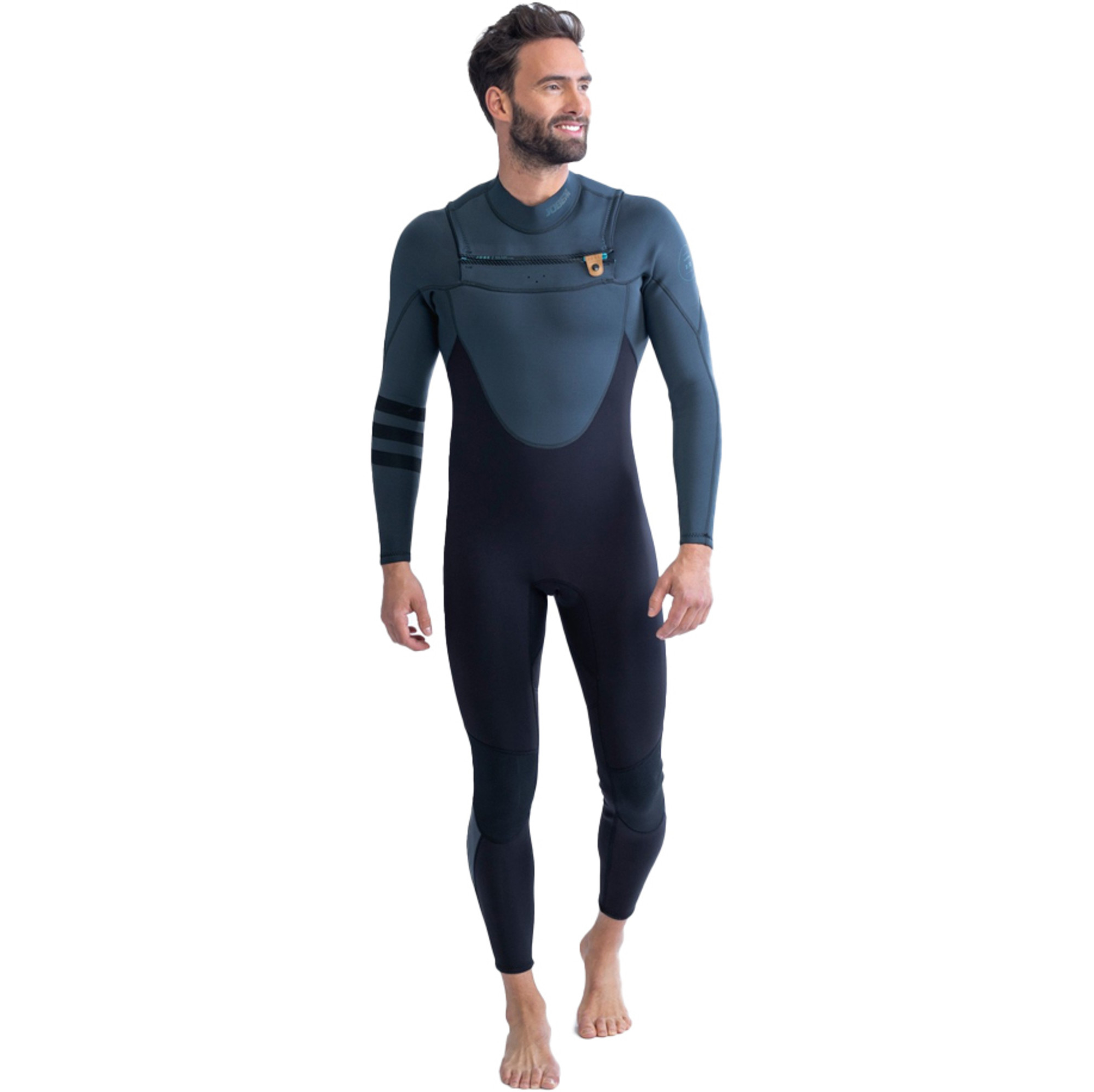 2025 Jobe Mens Perth 3/2mm Chest Zip Wetsuit 303520004 - Grey ...