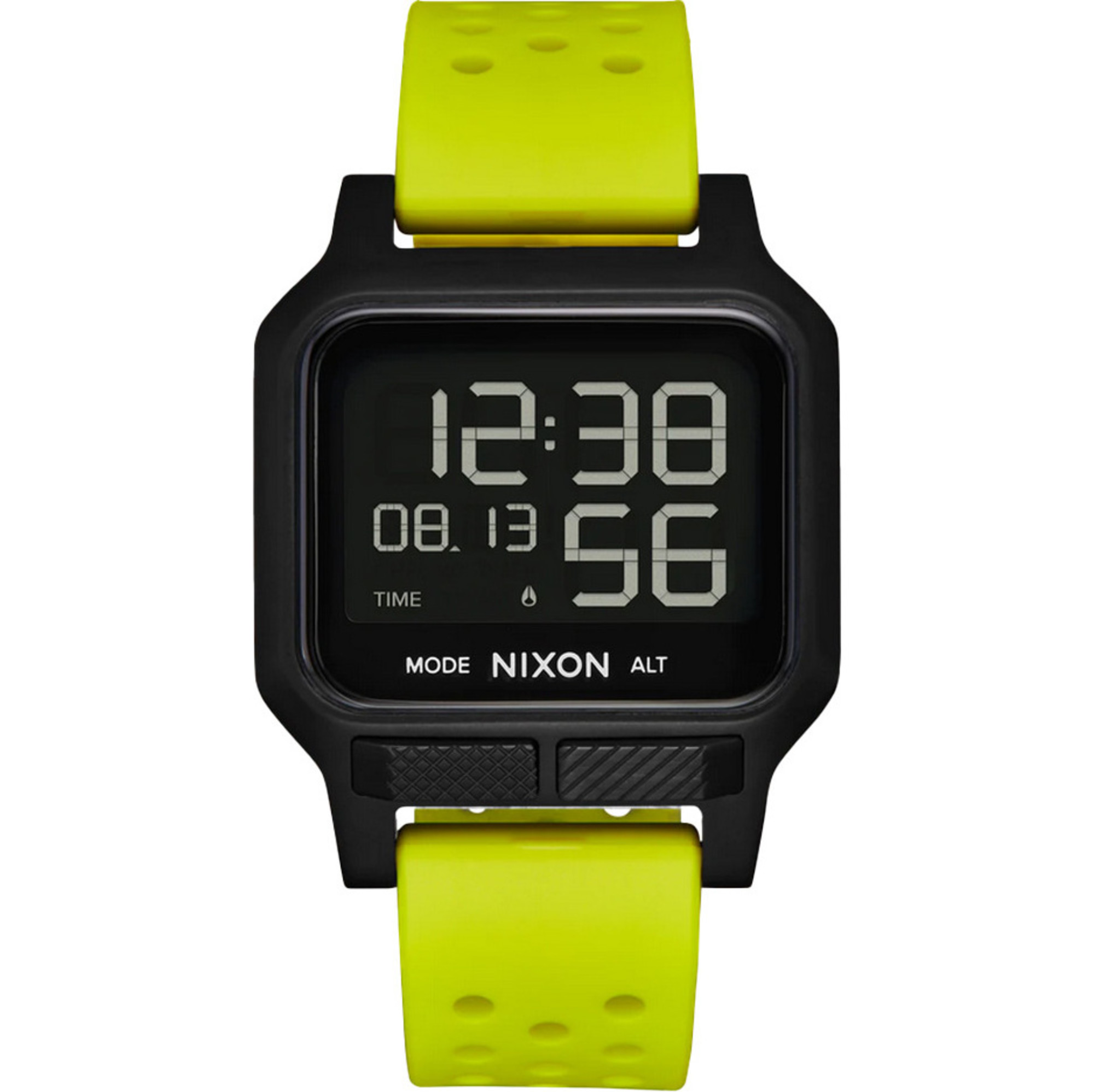 2024 Nixon Heat Surf Watch A1320 - Citron / Black - Accessories ...