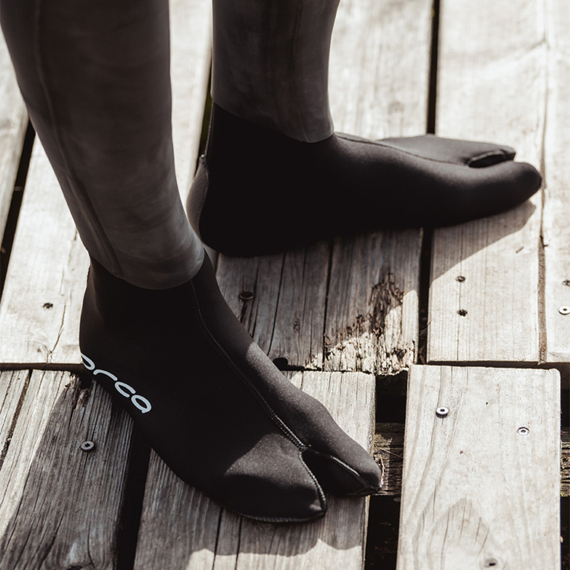2025 Orca Hydro Swim Neoprene Booties MA46 - Black - Wetsuits ...