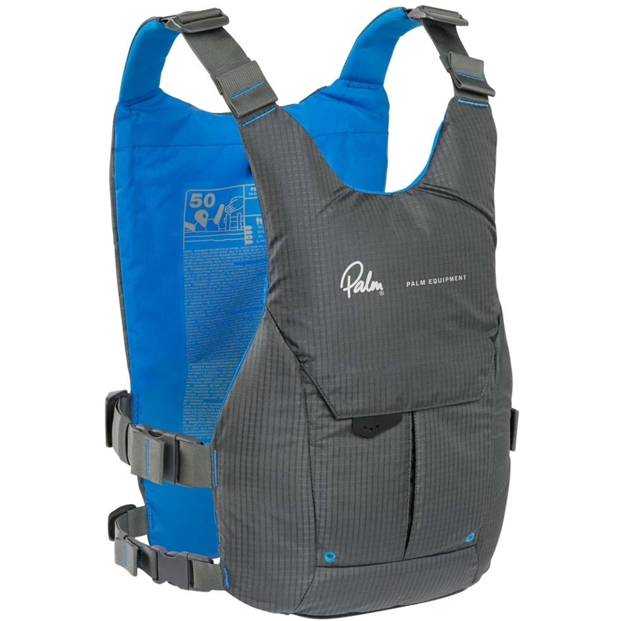 2025 Palm Solo PFD Buoyancy Aid 13189 - Jet Grey - Accessories - Life ...