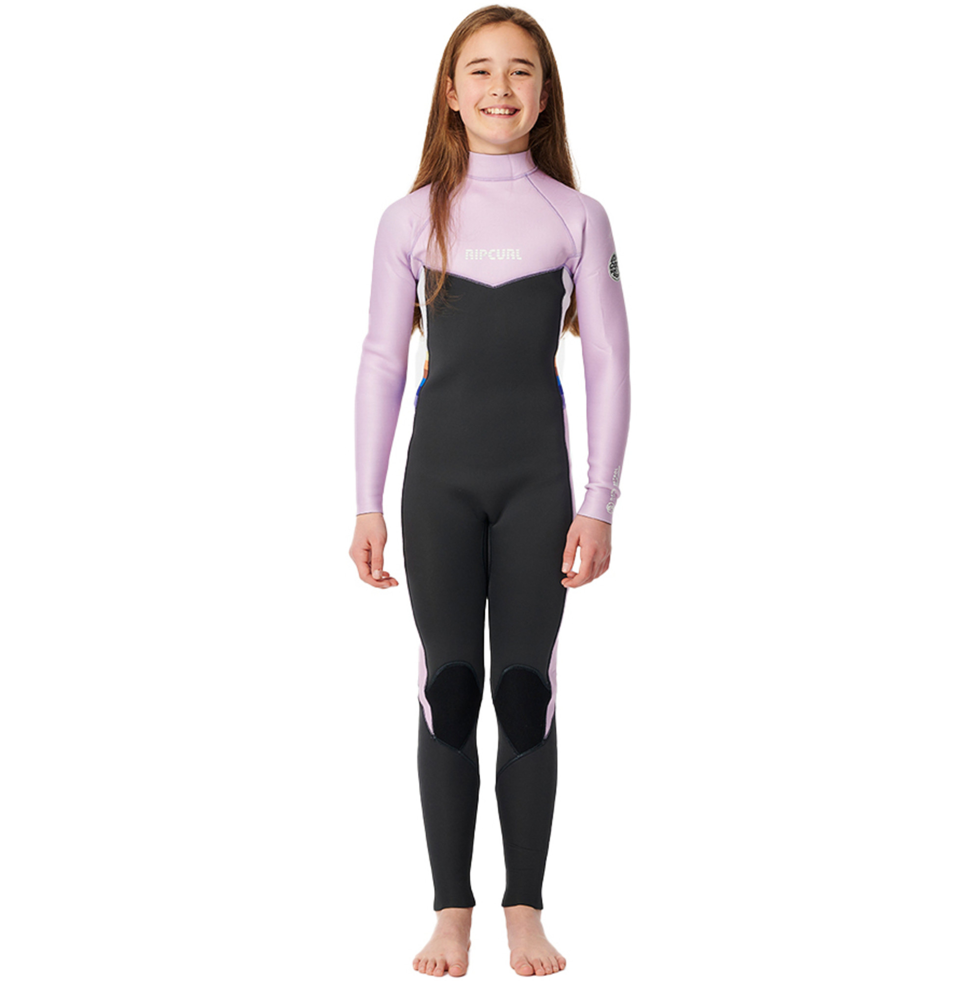 2023 Rip Curl Junior Dawn Patrol 4/3mm Back Zip Wetsuit 11AGFS - Purple ...
