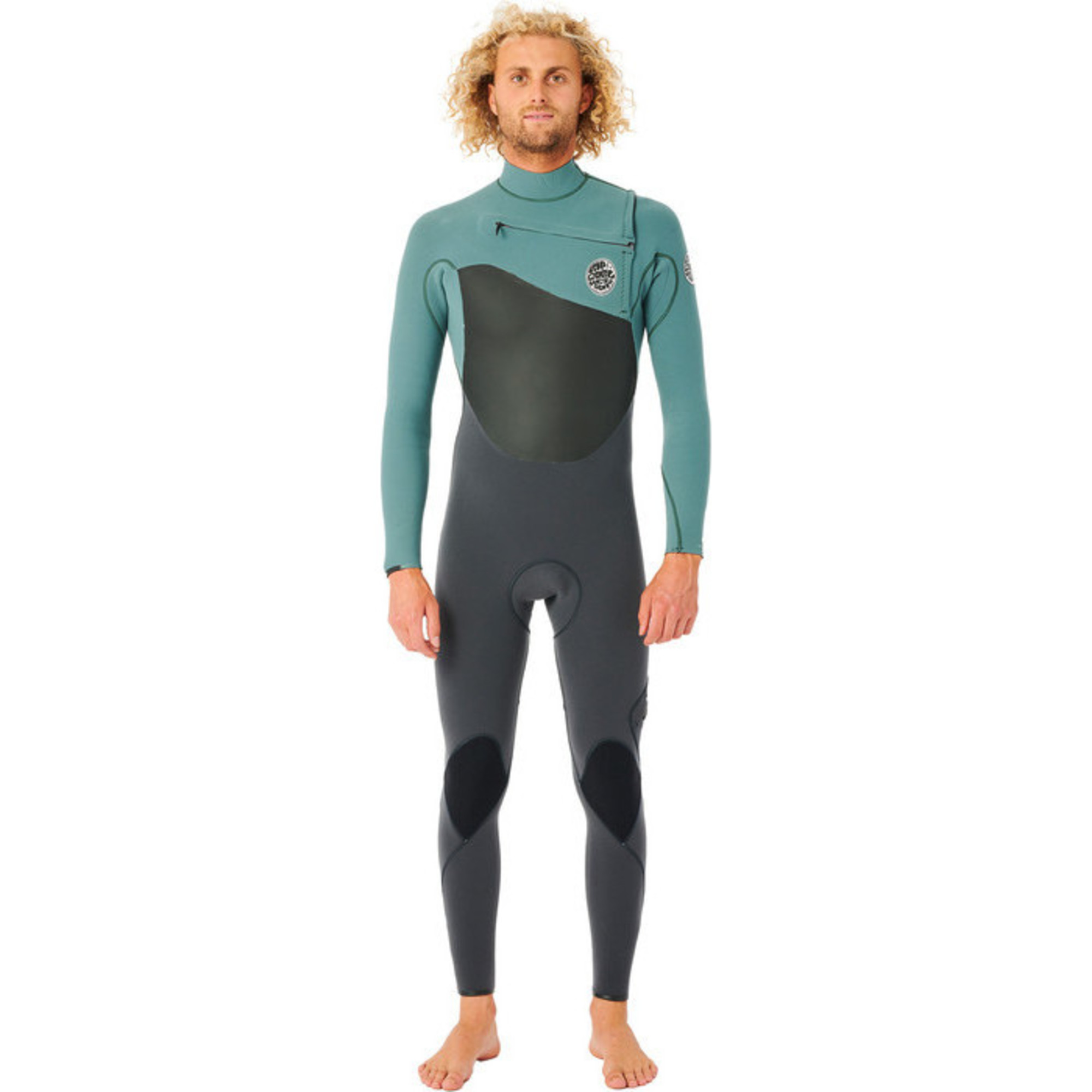 2023 Rip Curl Mens Flashbomb 4/3mm Chest Zip Wetsuit WSTYNF - Muted ...