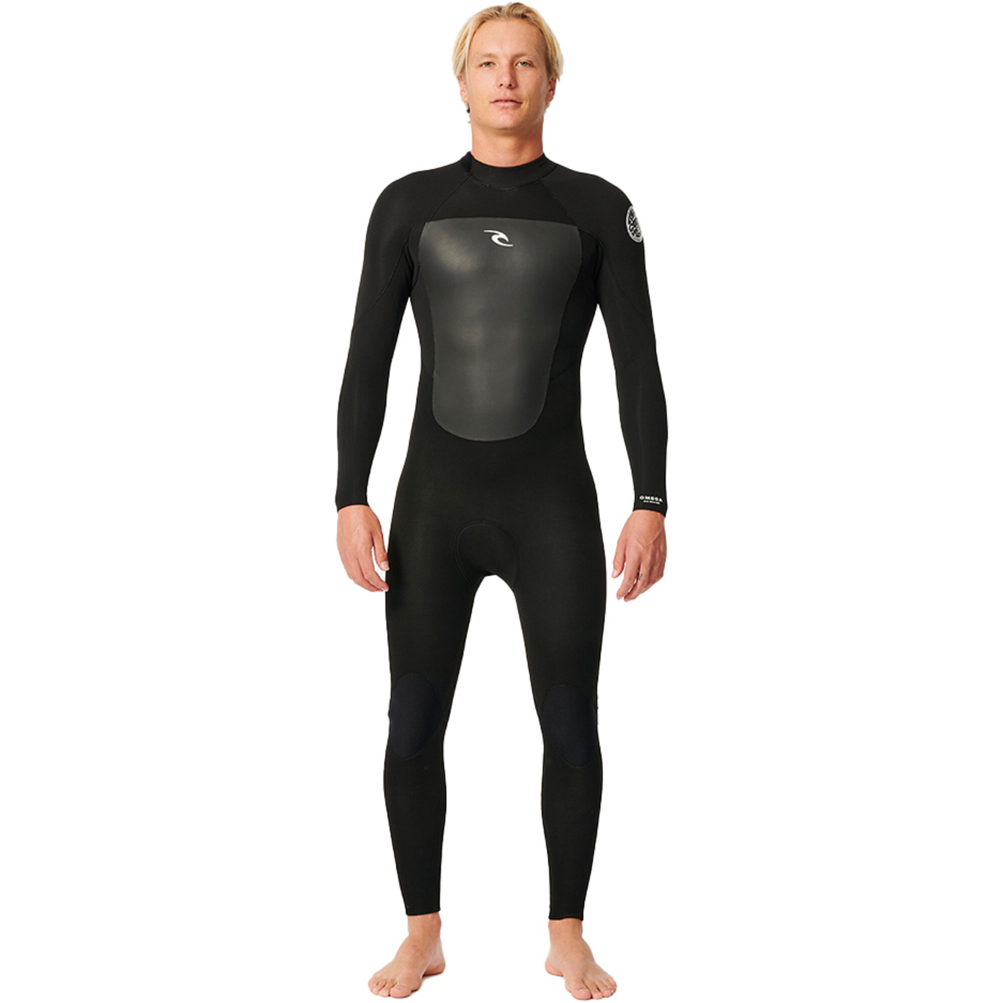 2025 Rip Curl Mens Omega 4/3mm Back Zip Wetsuit 15HMFS - Black ...