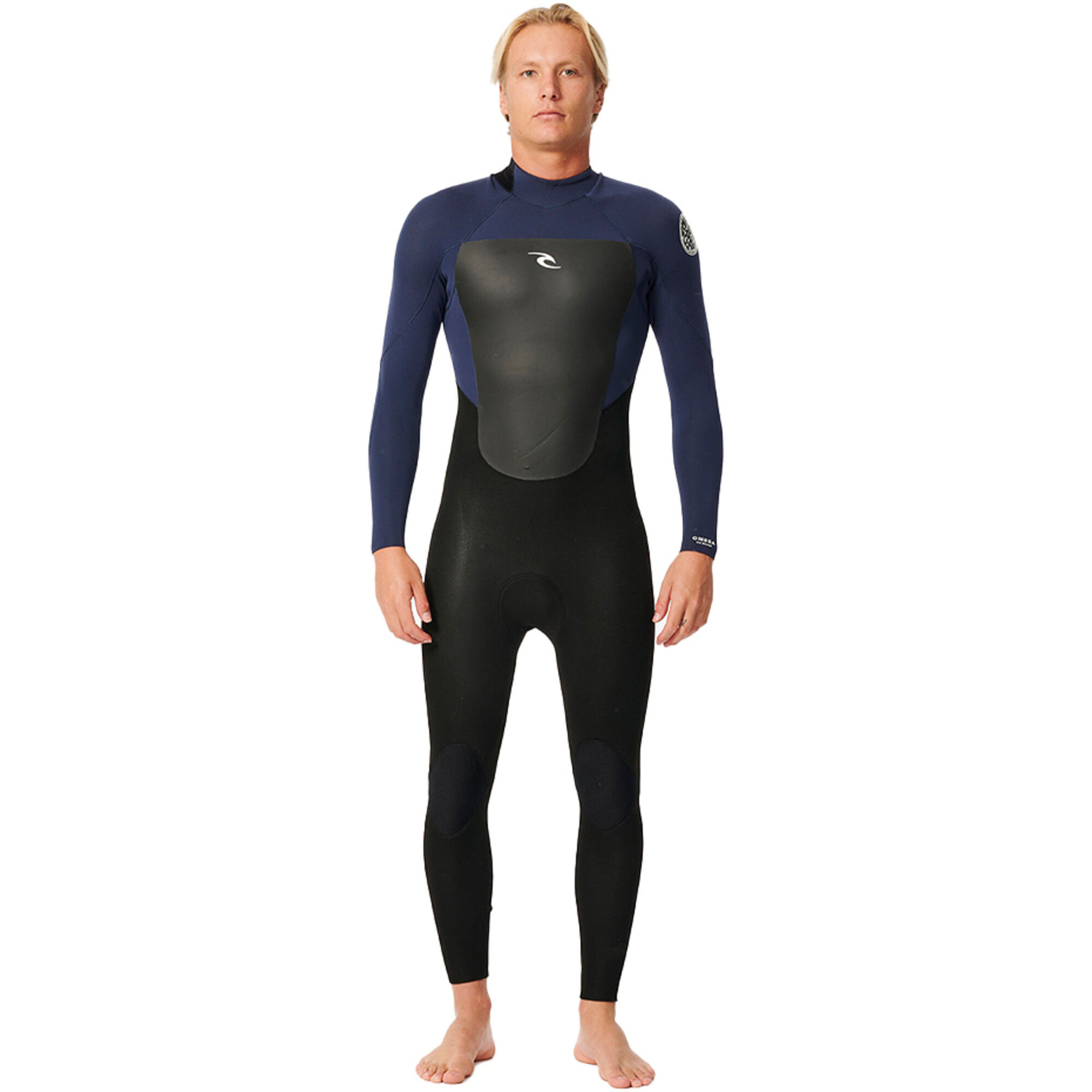 2025 Rip Curl Mens Omega 4/3mm Back Zip Wetsuit 15HMFS - Slate ...