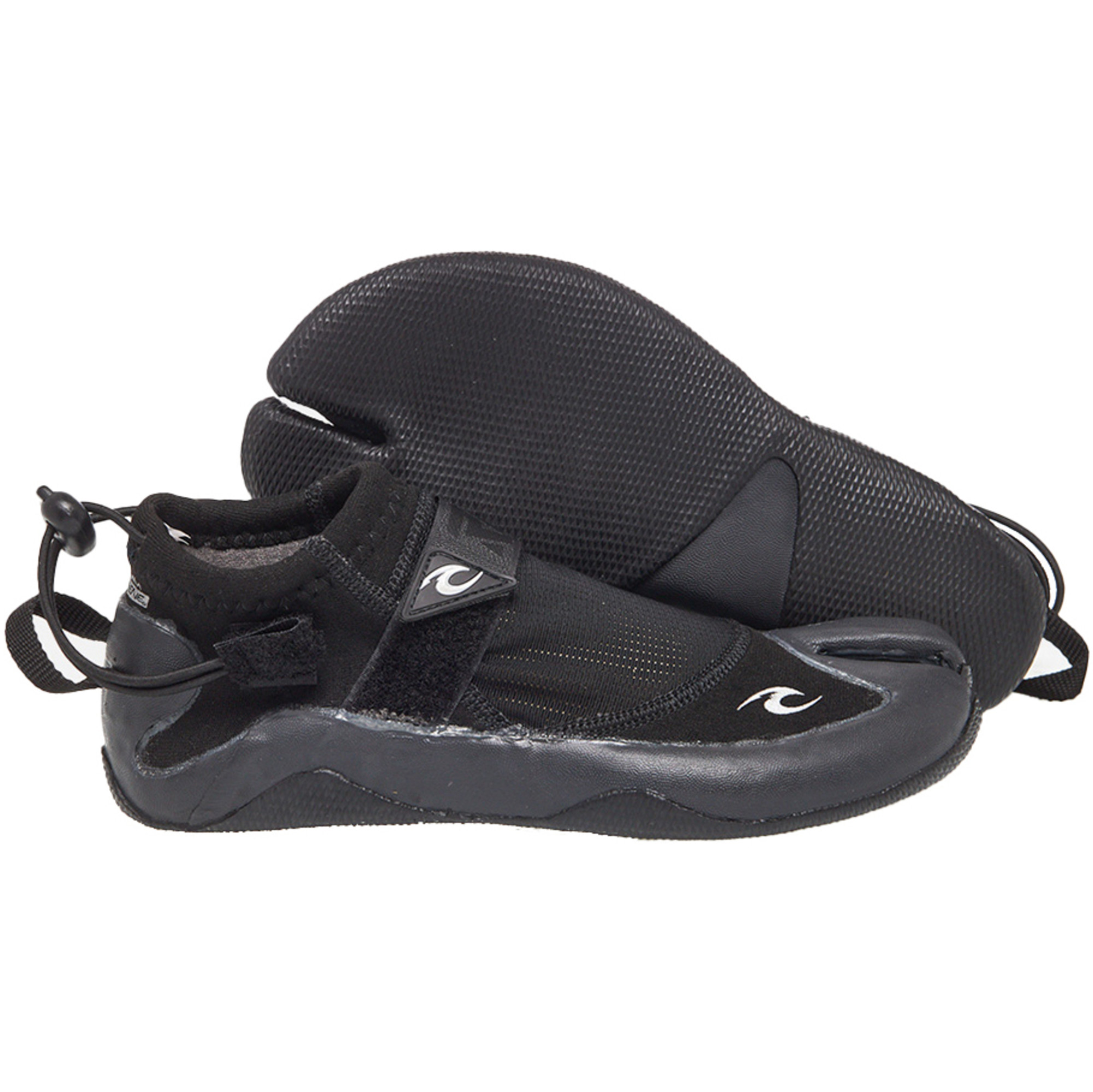 2025 Rip Curl Reefer 1 5mm Split Toe Wetsuit Shoes WBO1AT - Black ...