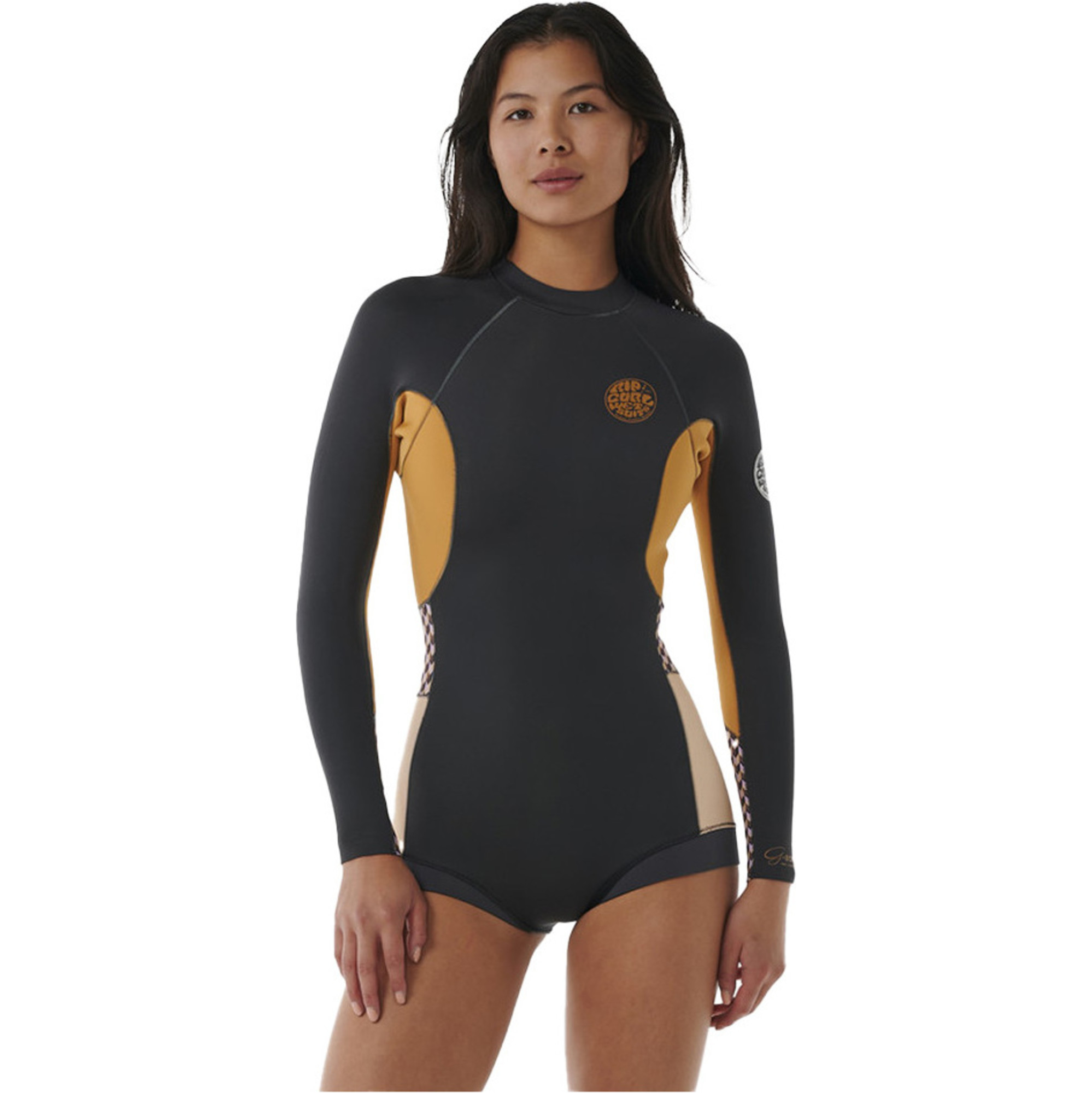2023 Rip Curl Womens G-Bomb 1 5mm Long Sleeve Back Zip Boyleg Shorty ...