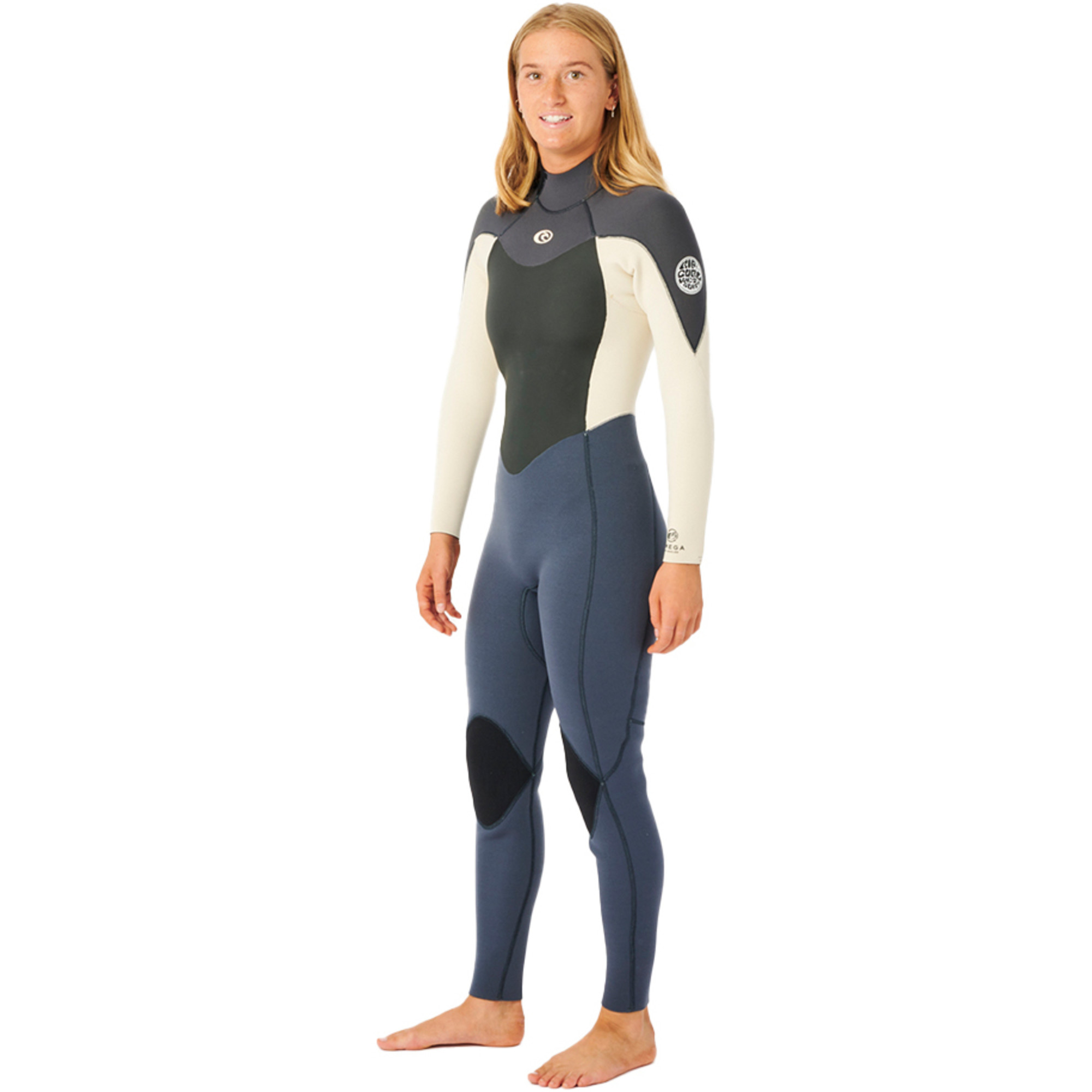 2023 Rip Curl Womens Omega Eco 4/3mm Back Zip Wetsuit 142WFS - Charcoal ...
