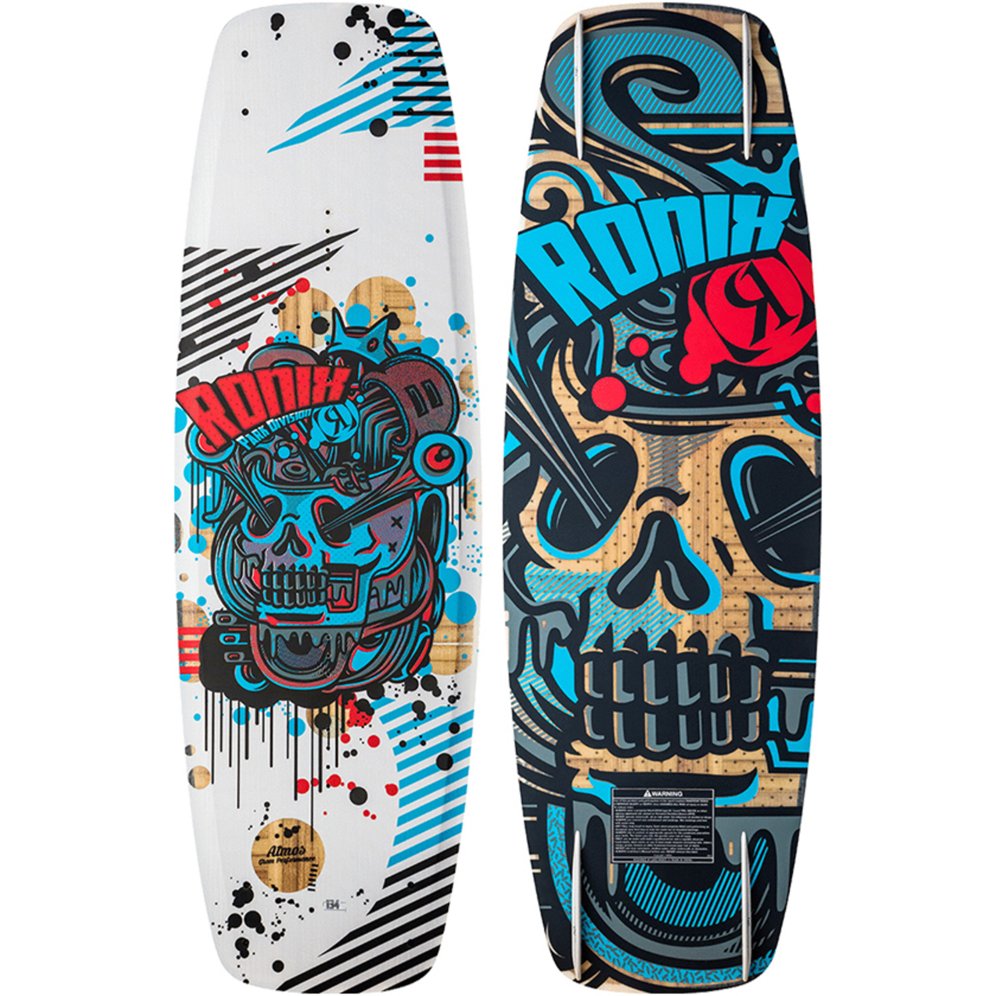 2024 Ronix Kids Atmos Wakeboard 222243 - White / Blue / Red ...