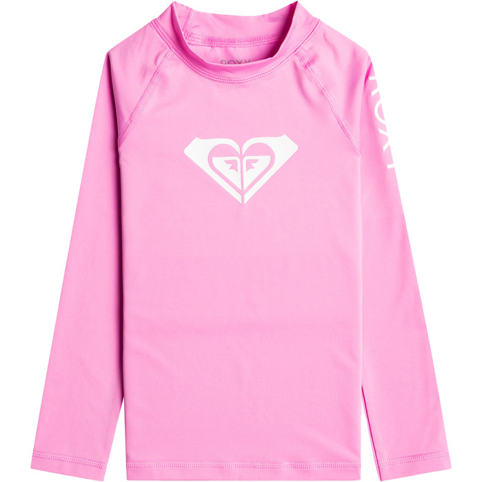 2023 Roxy Girls Whole Hearted Long Sleeve Rash Vest ERLWR03225 ...