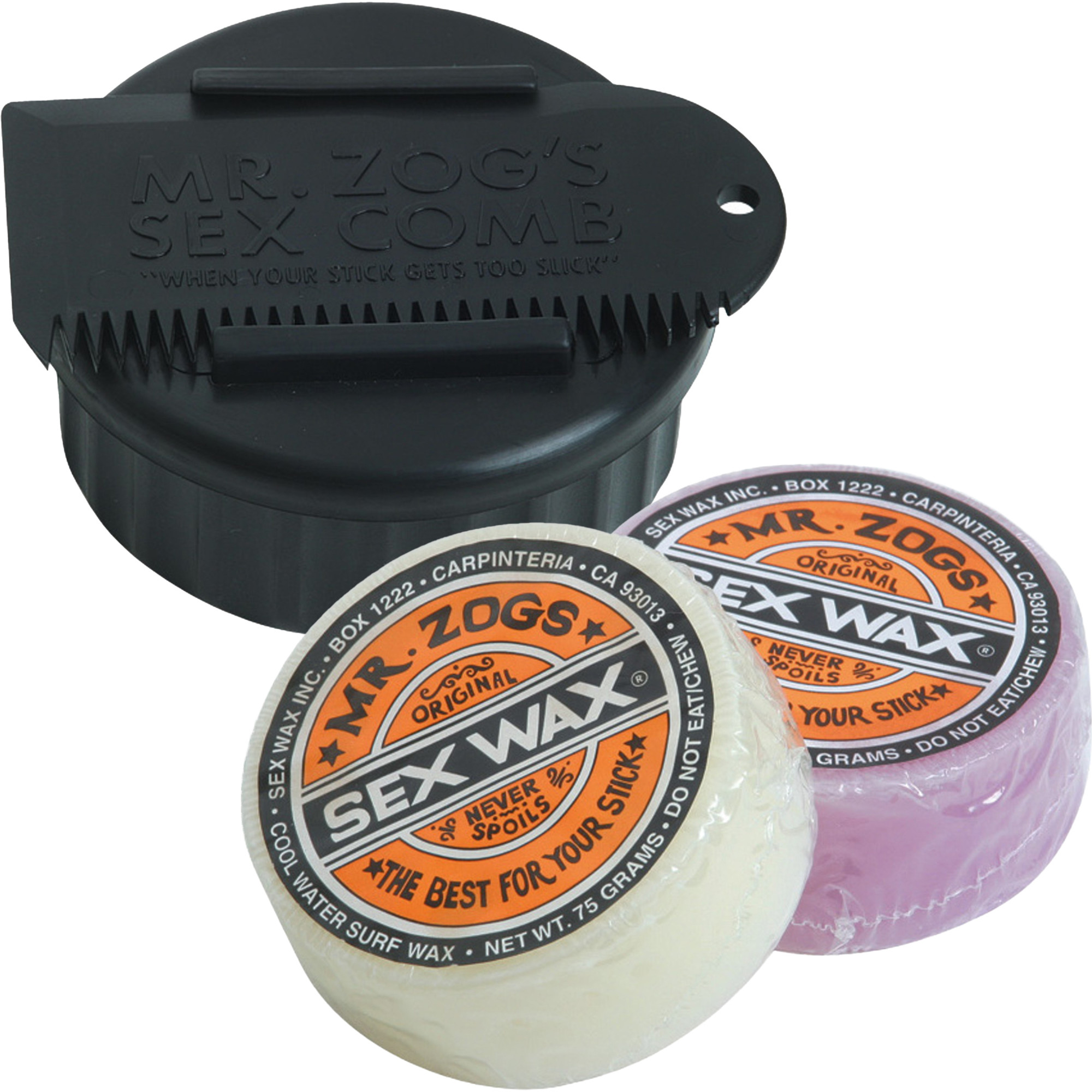 2025 Sex Wax Original Cold Water Wax Pot & Comb Bundle SWWOR-CDSWPC ...