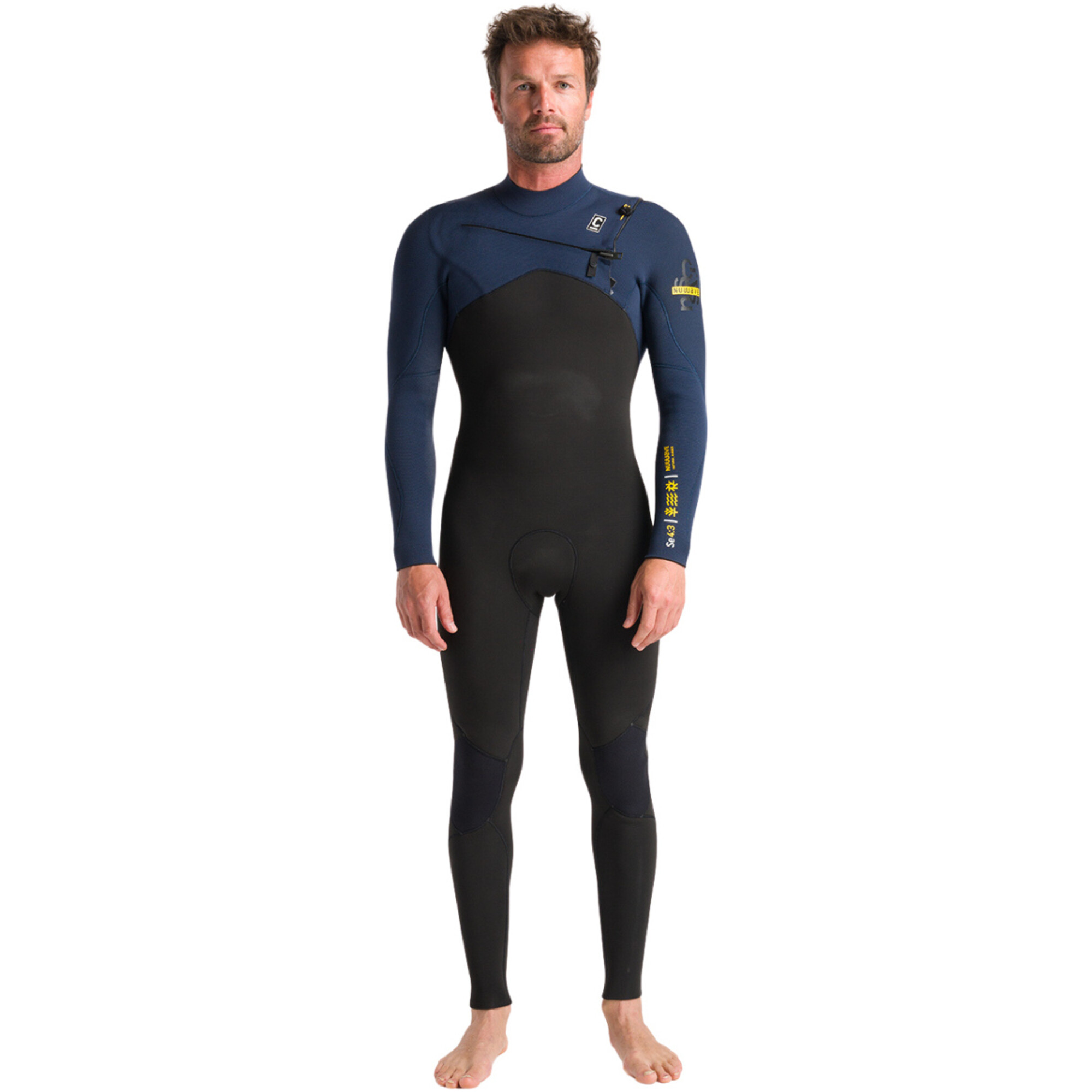 2025 C-Skins Mens NuWave Session 4/3mm Chest Zip Wetsuit C-NSE43MCZ ...