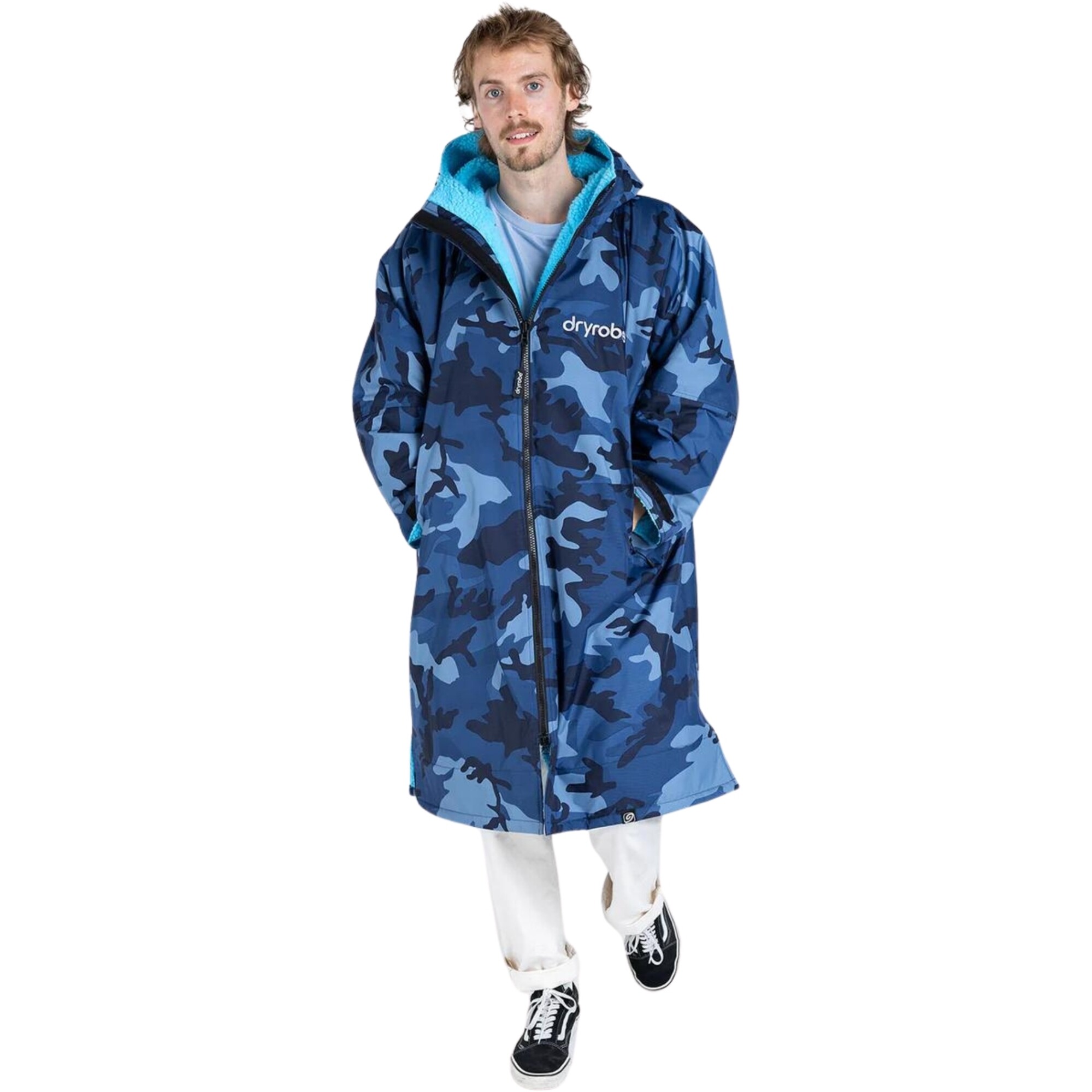2025 Dryrobe Advance Long Sleeve Changing Robe V3 DALSV3 - Blue Camo ...