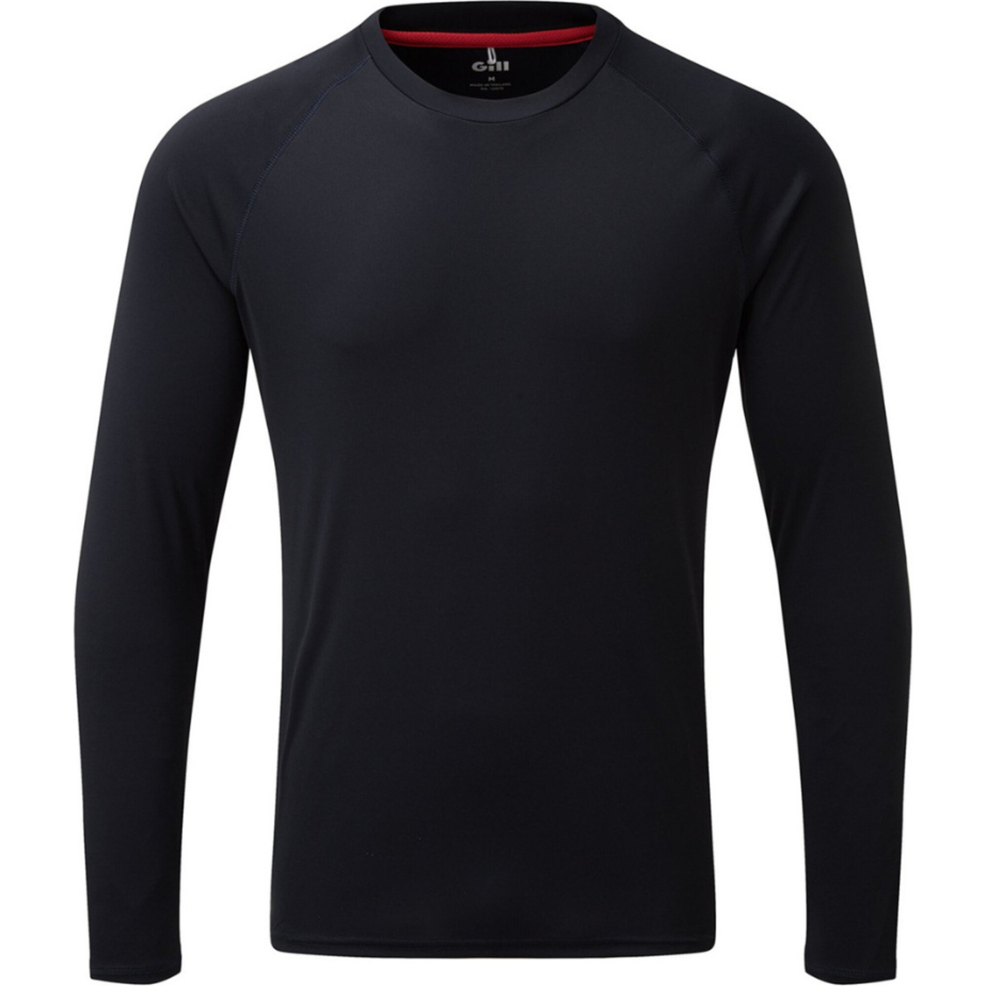 2025 Gill Mens UV Tec Long Sleeve T-shirt UV011 - Black - Sailing ...