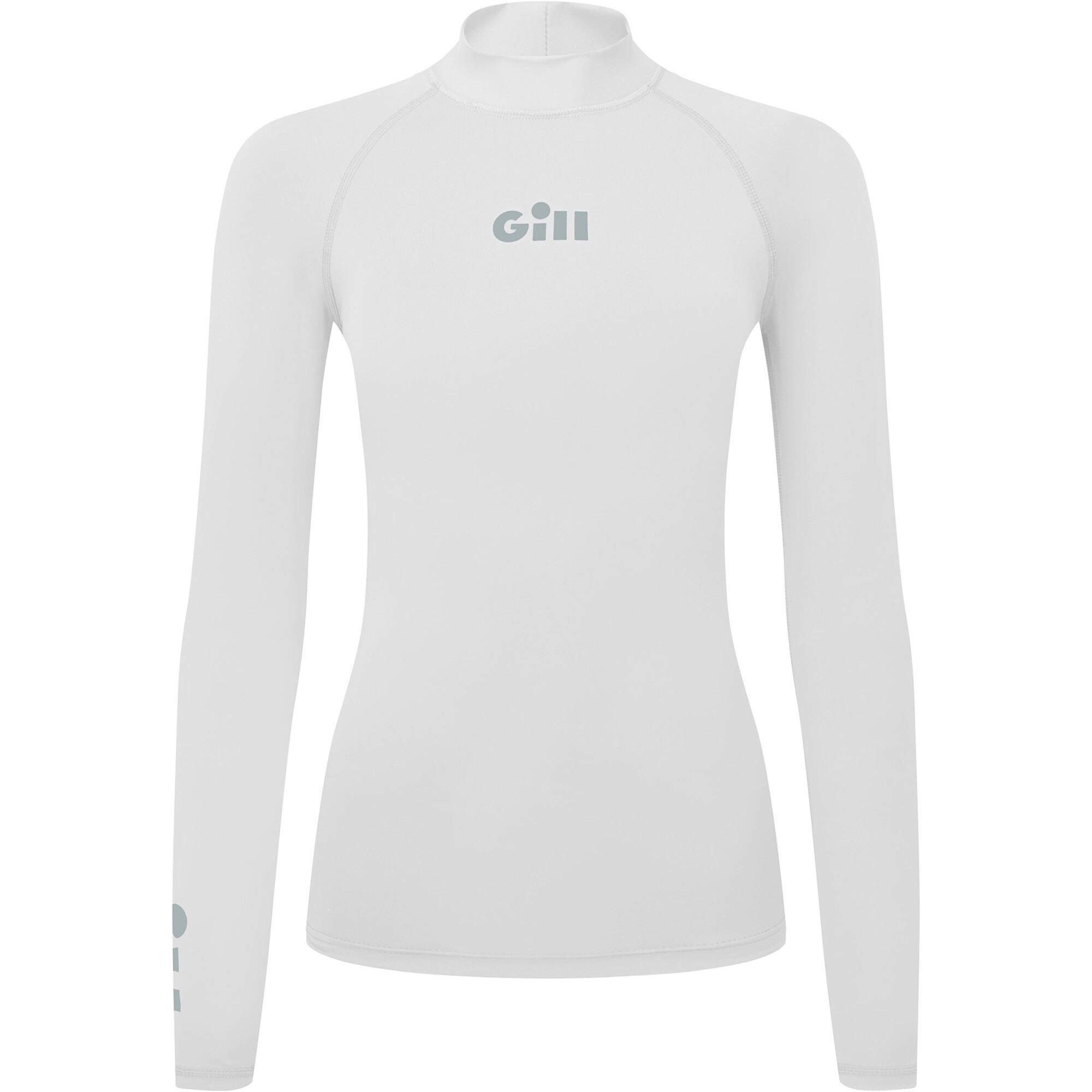 2025 Gill Womens Zenzero Long Sleeve Rash Vest 5109W - White - Wetsuits ...