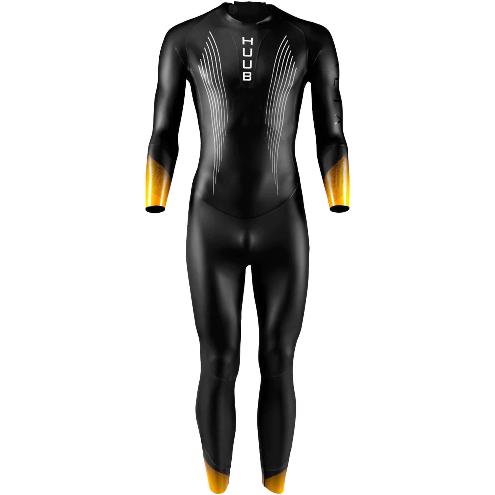 2025 Huub Mens Alta Thermal Wetsuit ALTTHER35 - Black / Orange ...