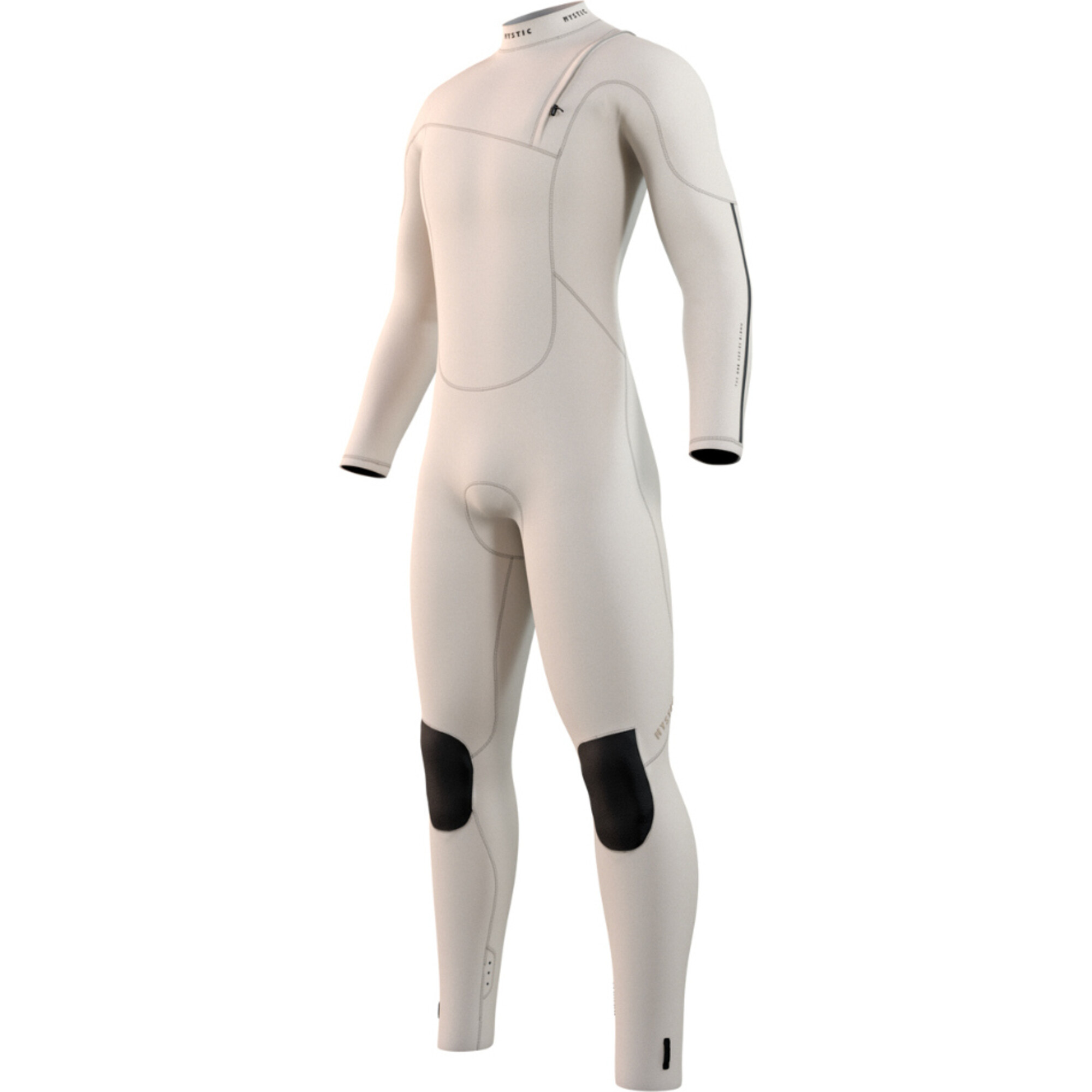 2024 Mystic Mens The One 5/3mm Zip Free Wetsuit 35000 24012 - Off White ...