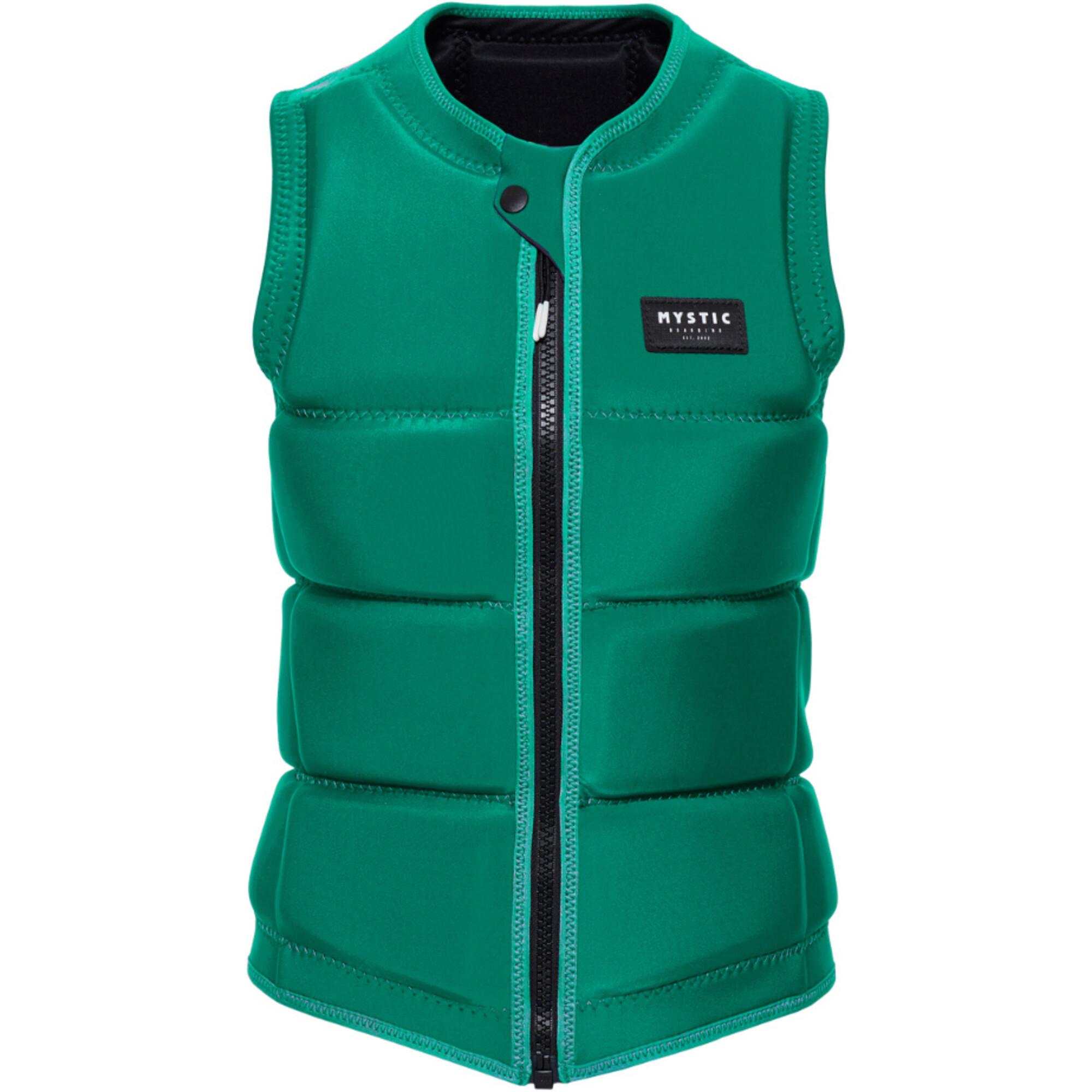 2024 Mystic Womens Star Front Zip Wake Impact Vest 35005 240246 - Green ...