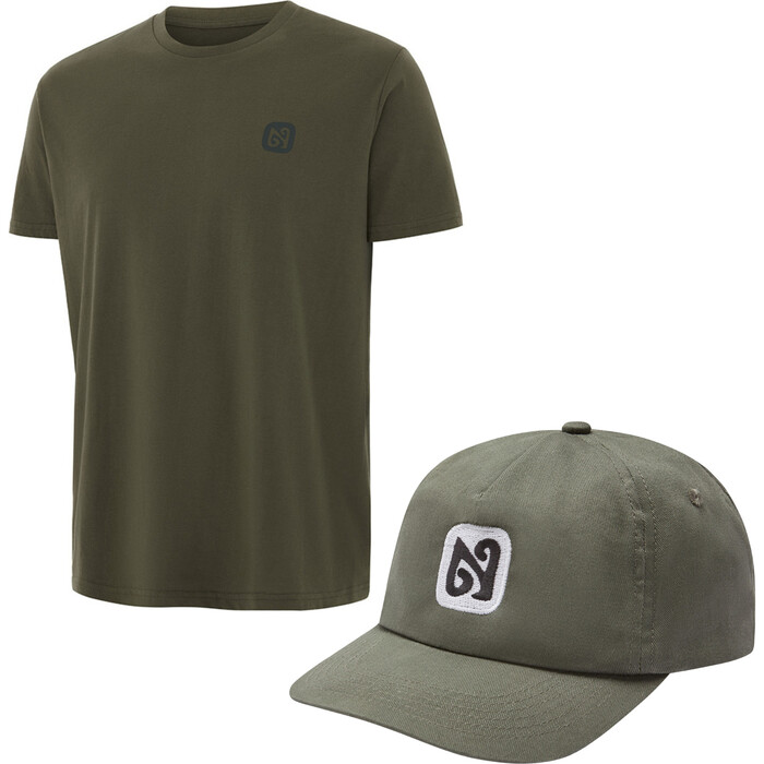 2025 Nyord Logo T-Shirt & Cap Hat Bundle SX087 - Dark Green Olive ...