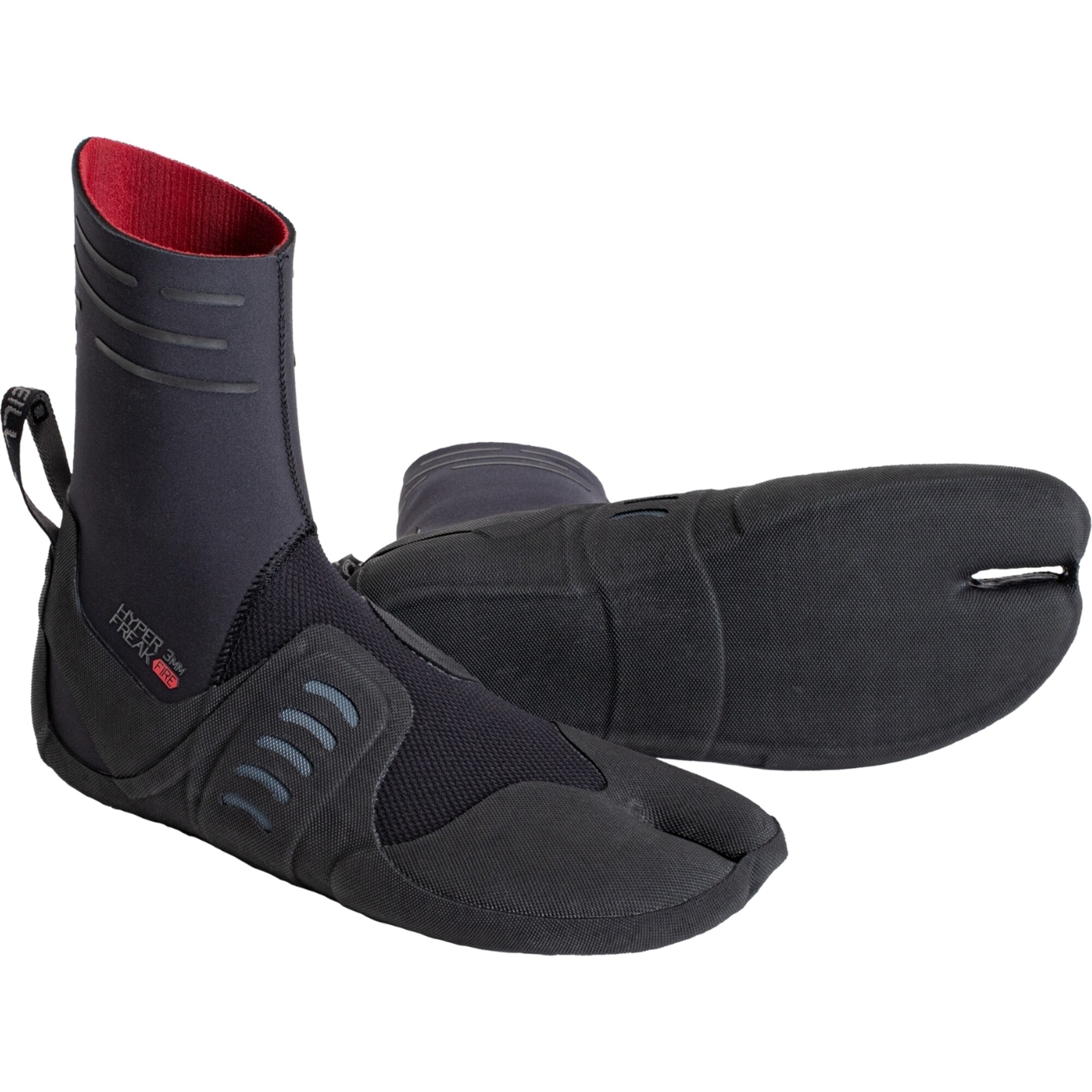 2025 O'Neill Hyperfreak Fire 3mm Split Toe Wetsuit Boots 5528 - Black ...