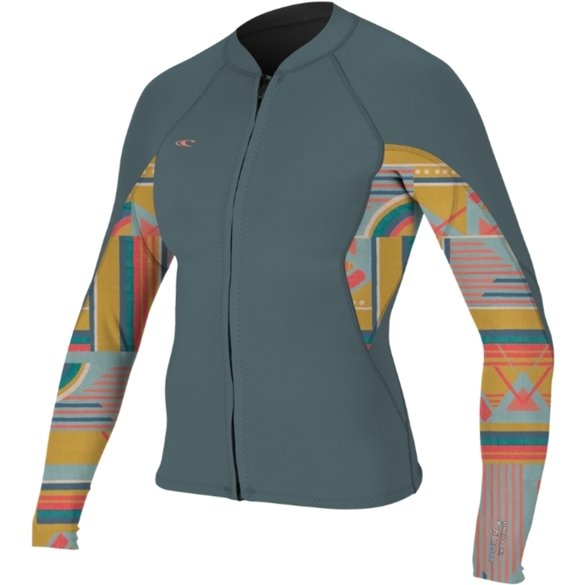 O'Neill Womens Bahia 1/0 5mm Full Zip Wetsuit Jacket 4933 - Shade ...