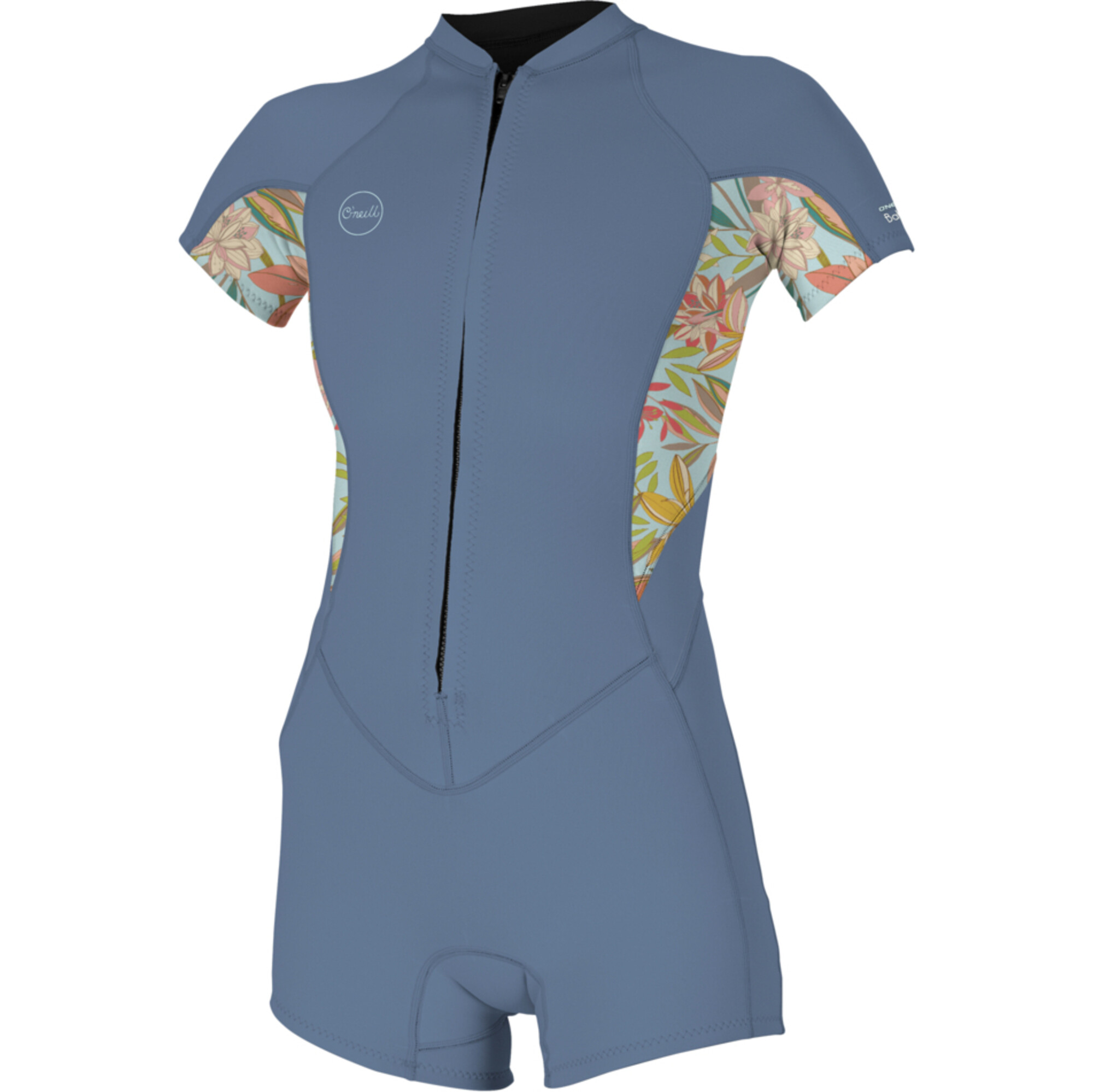2024 O'Neill Womens Bahia 2/1mm Front Zip Springsuit Wetsuit 5293 ...