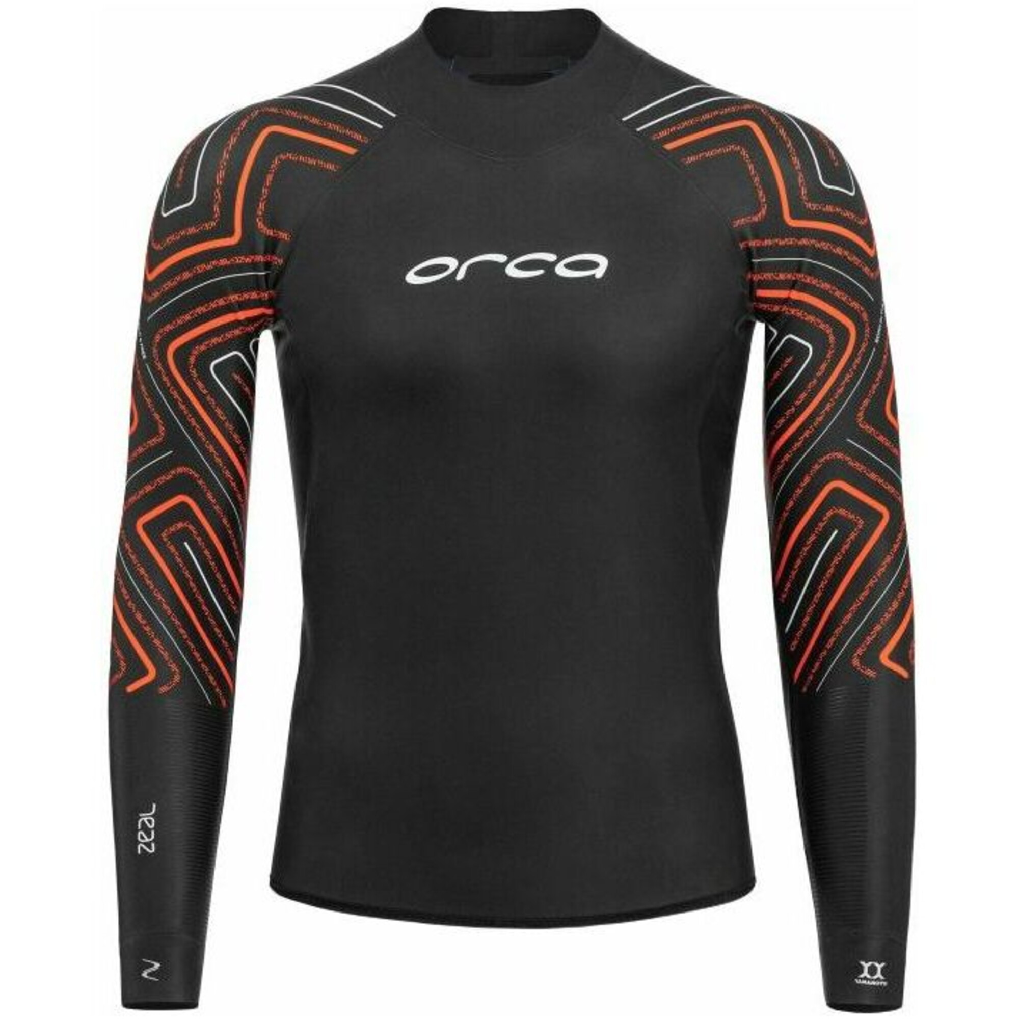 2025 Orca Mens Zeal Swim Wetsuit Top NN22 - Black - Wetsuit Tops Shorts ...