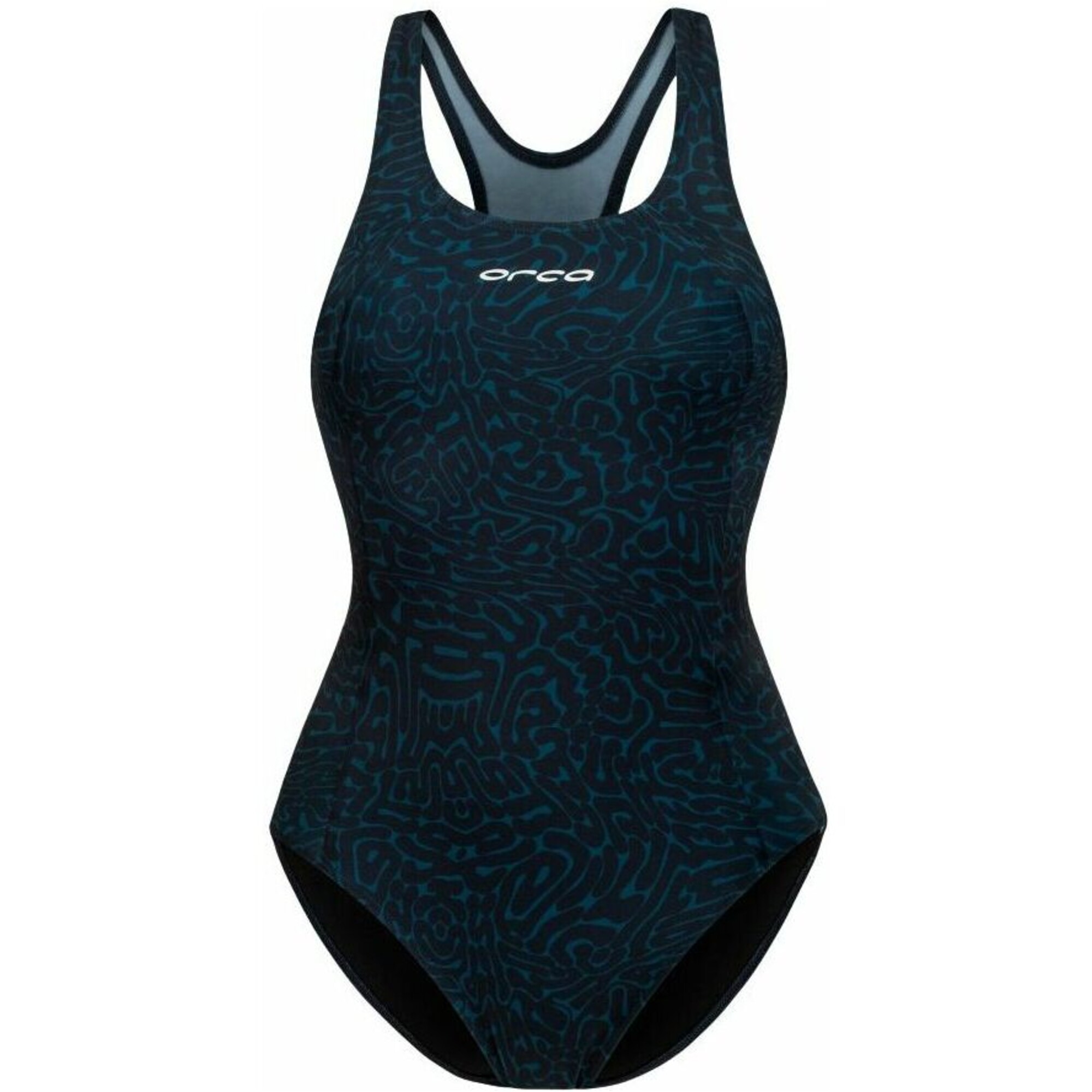 2024 Orca Womens Core One Piece Swimsuit MS51 - Dark Blue Diploria ...
