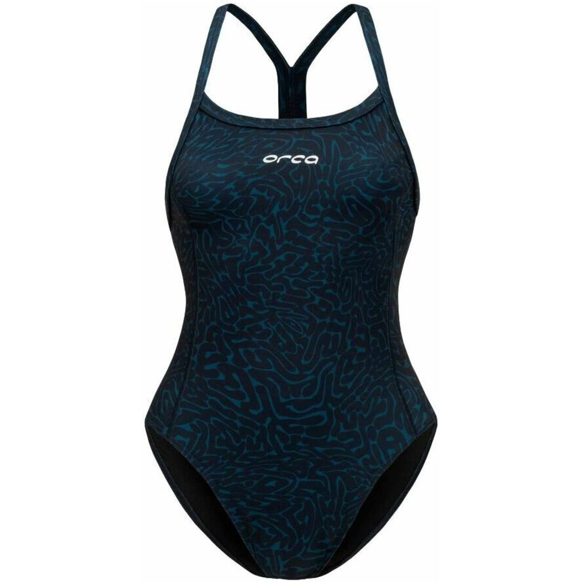 2024 Orca Womens Core One Piece Thin Strap Swimsuit MS53 - Dark Blue ...