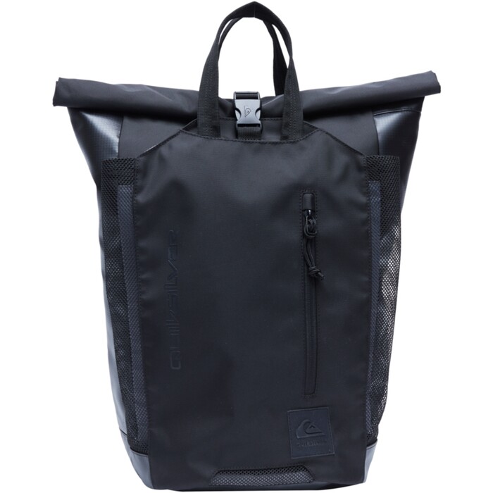 2024 Quiksilver Secret Sesh Roll Top Backpack Bag AQYBP03161 - Black ...