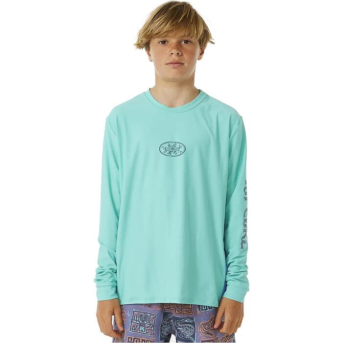 UPF 50+ Sun Protection Rip Curl Junior Shock UPF 50+ Rash Vest - Long ...