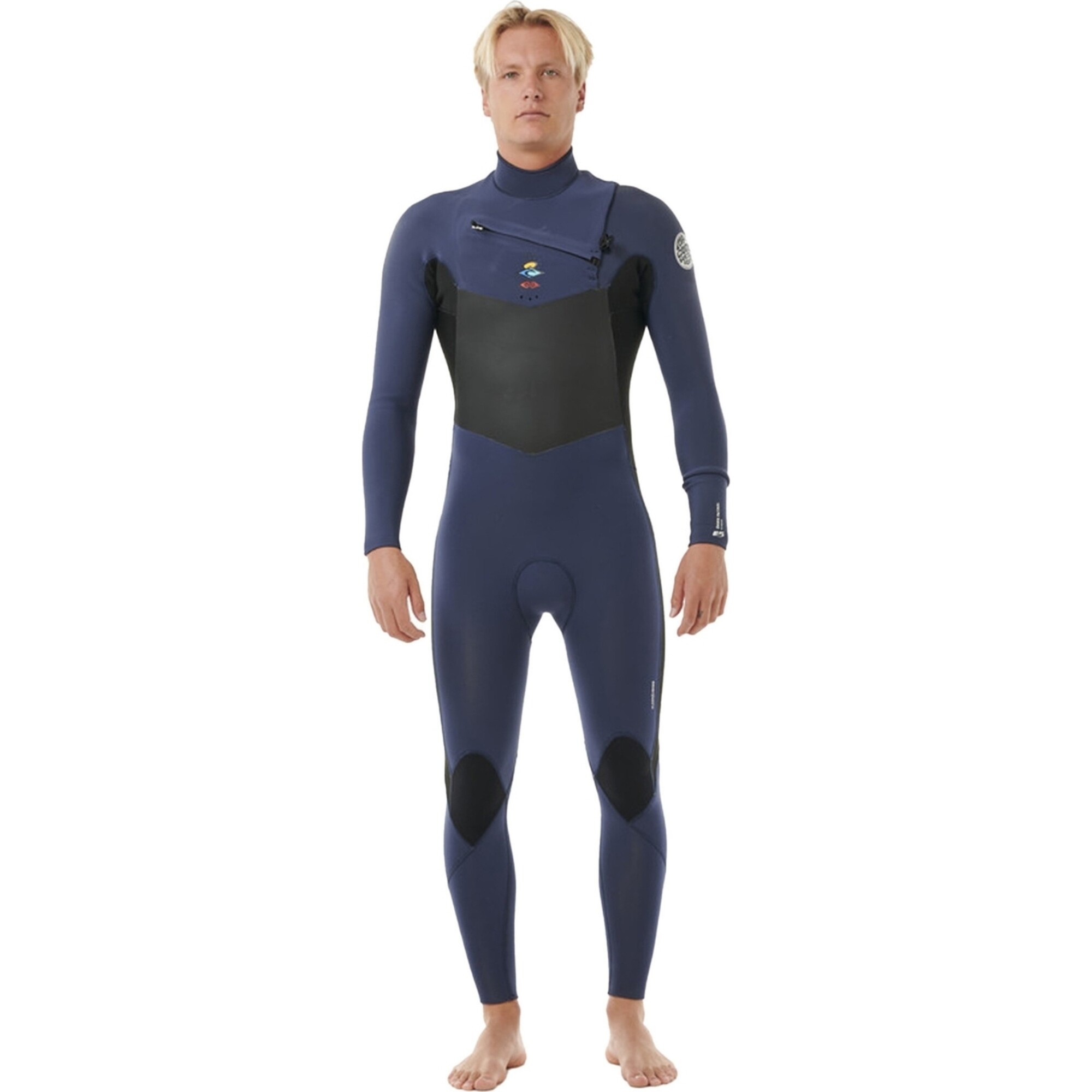 2025 Rip Curl Mens Dawn Patrol 5/3mm Chest Zip Wetsuit 156MFS - Dark ...
