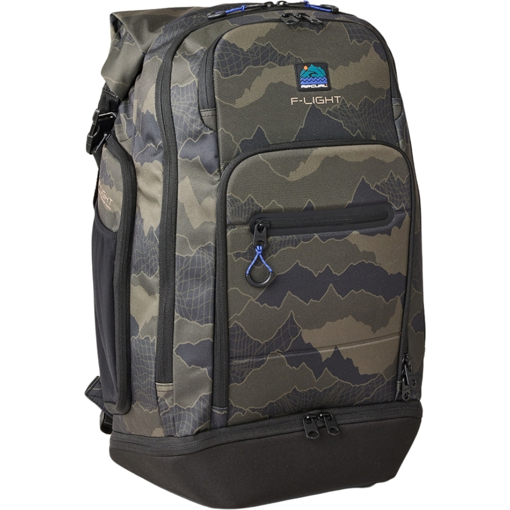 2025 Rip Curl F-Light Surf 45L Search Backpack 156MBA - Black / Olive ...