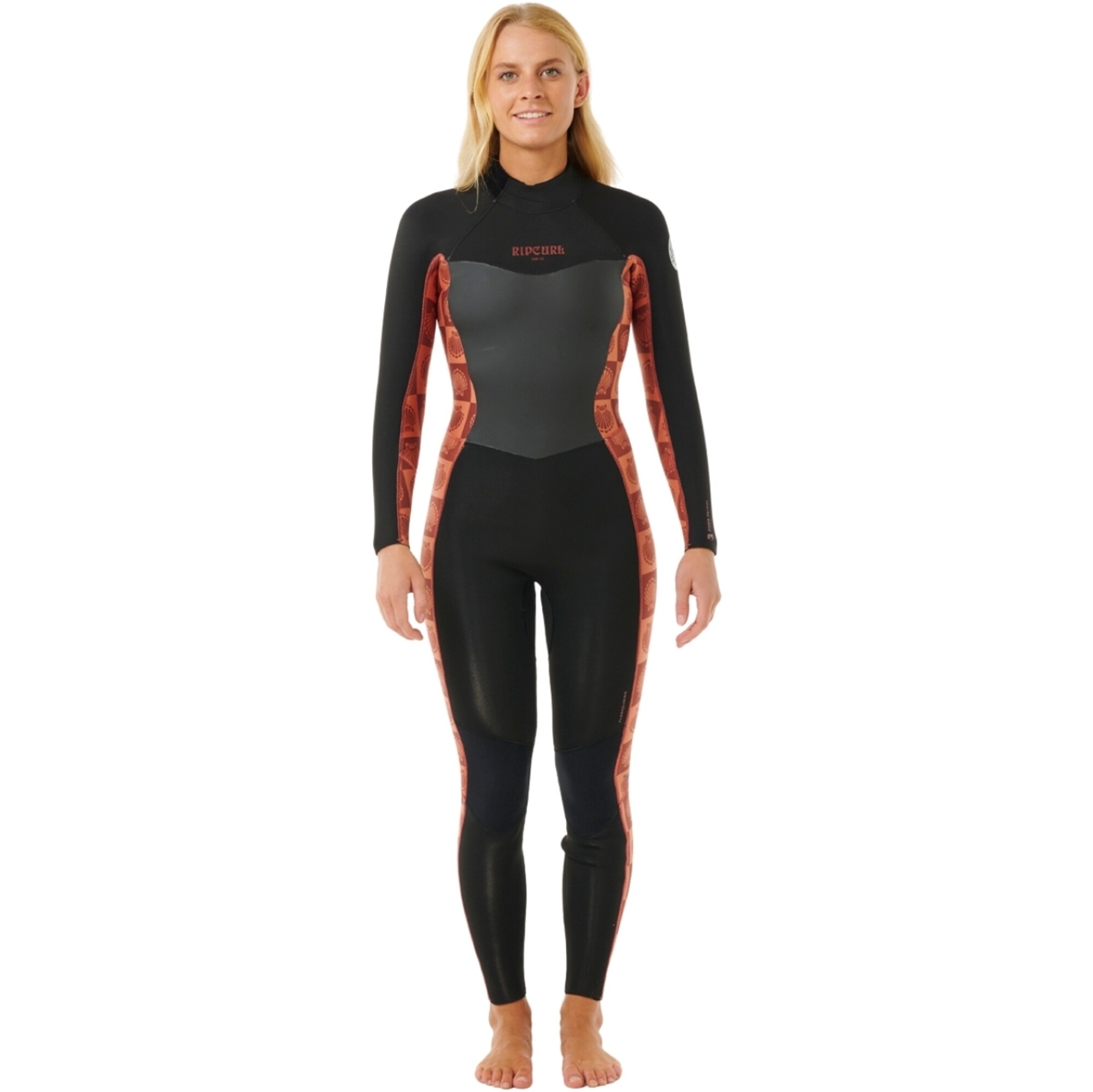 Rip Curl Womens Dawn Patrol SUB 4/3mm Back Zip Wetsuit 14ZWFS - Rust ...