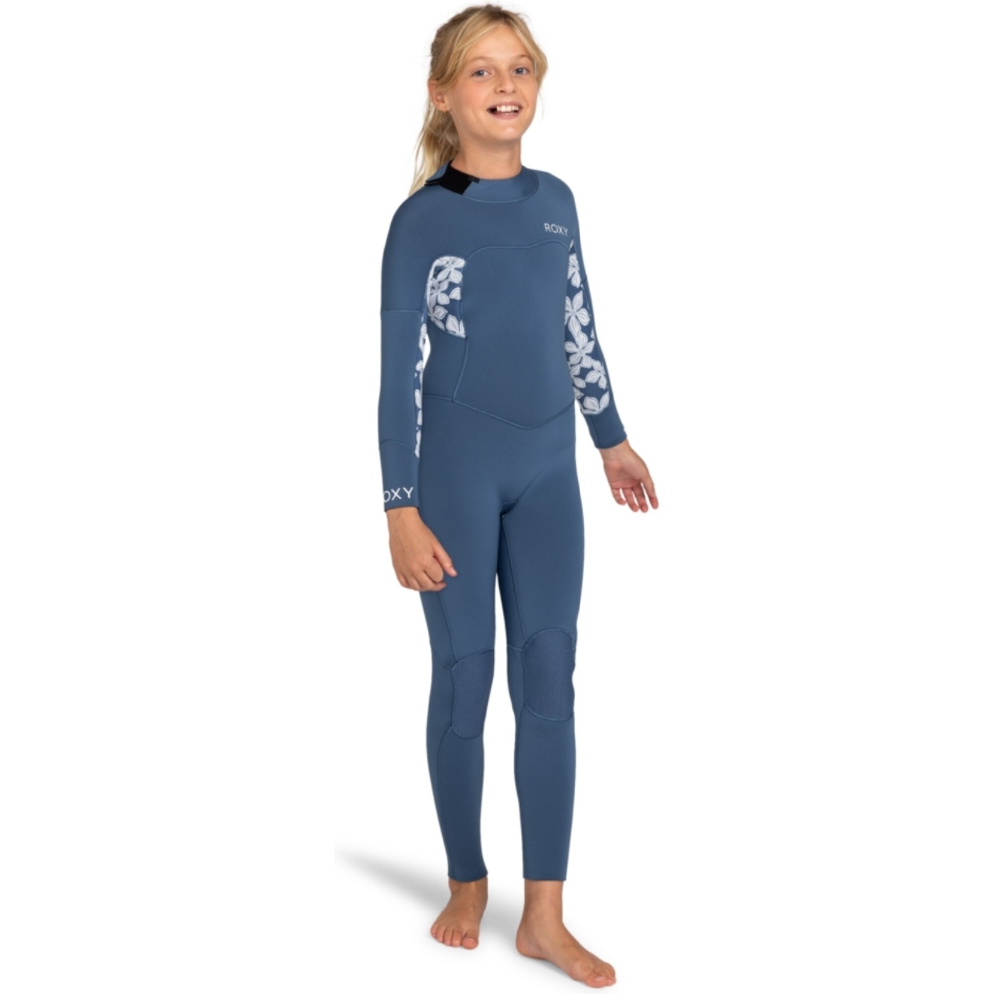 2025 Roxy Junior Swell Series 4/3mm Back Zip Wetsuit ERGW103057 - Wild ...