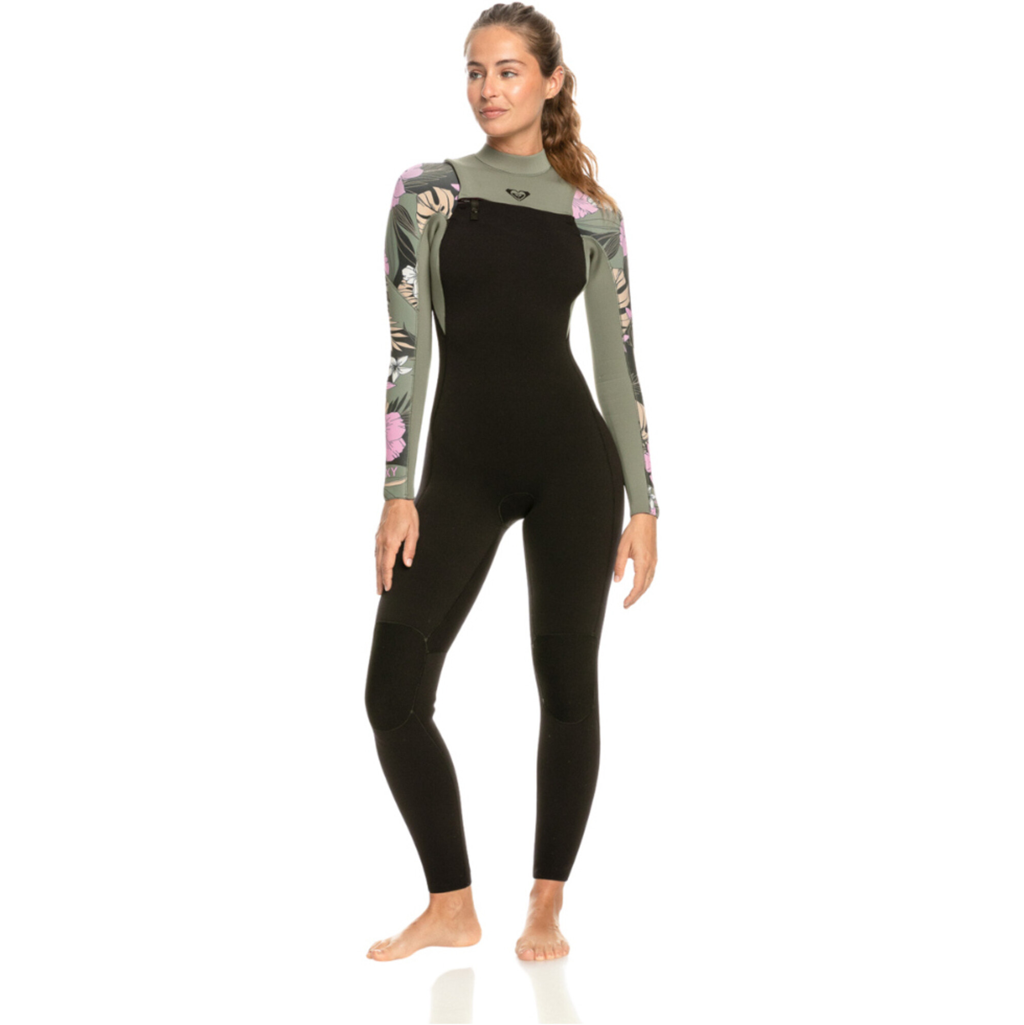 2024 Roxy Womens Elite 4/3mm GBS Chest Zip Wetsuit ERJW103134 ...