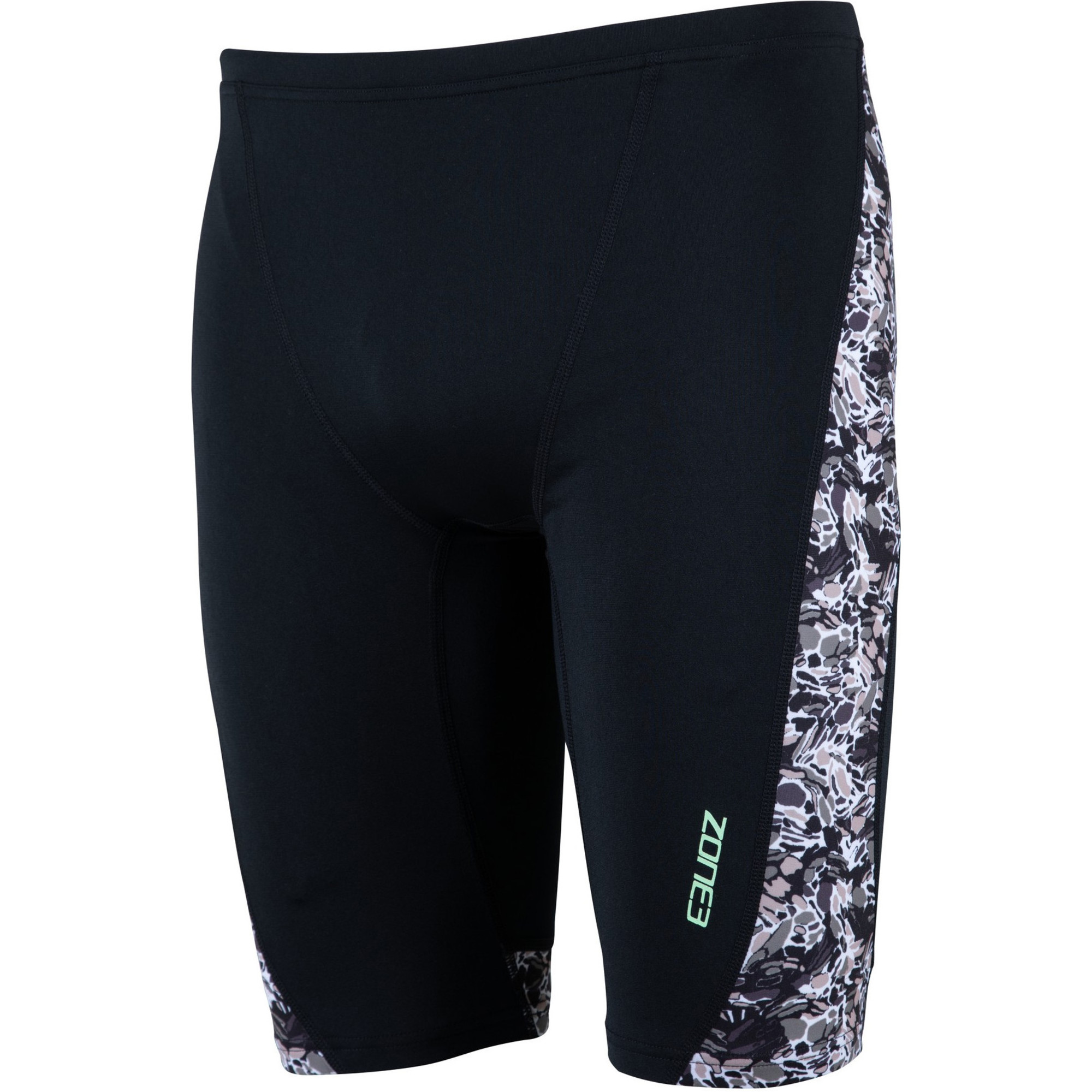 2025 Zone3 Mens Pacific Koa Swim Jammers SW23MPKJ101 - Black / Green ...