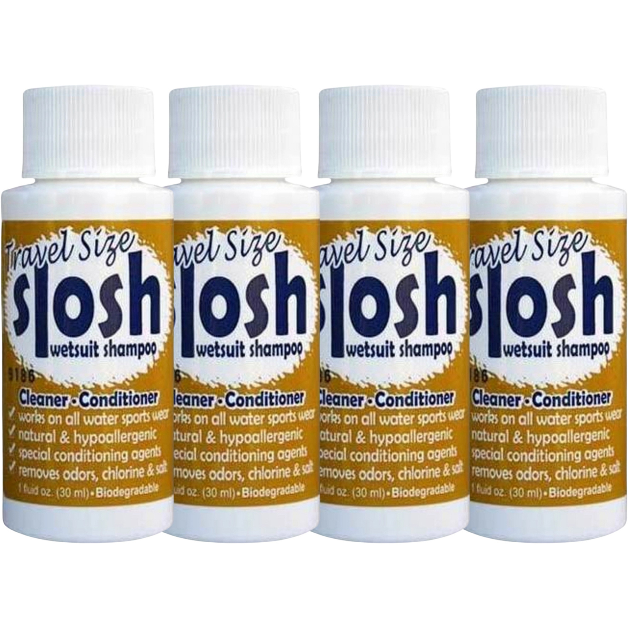 2025 Jaws Slosh Wetsuit Shampoo & Conditioner Travel Size 30ml Pack of ...