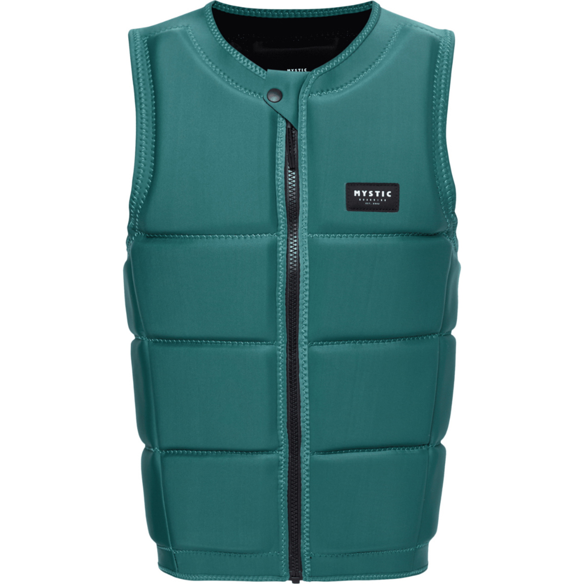 2025 Mystic Mens Star Front Zip Wake Impact Vest 35005 240245 - Teal ...