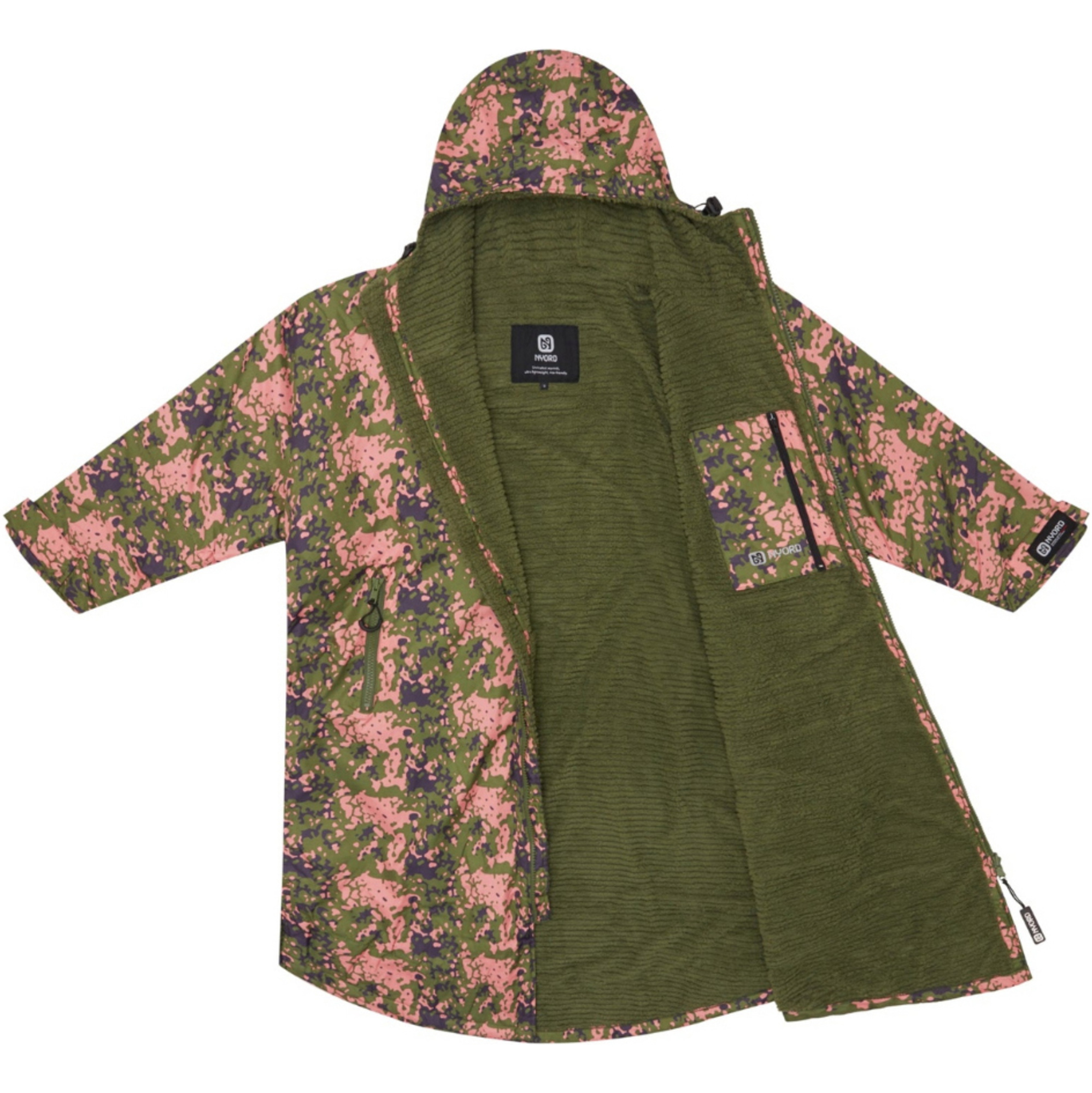 2025 Nyord Primaloft Outdoor Changing Robe ACC0005 - Khaki / Camo Print ...