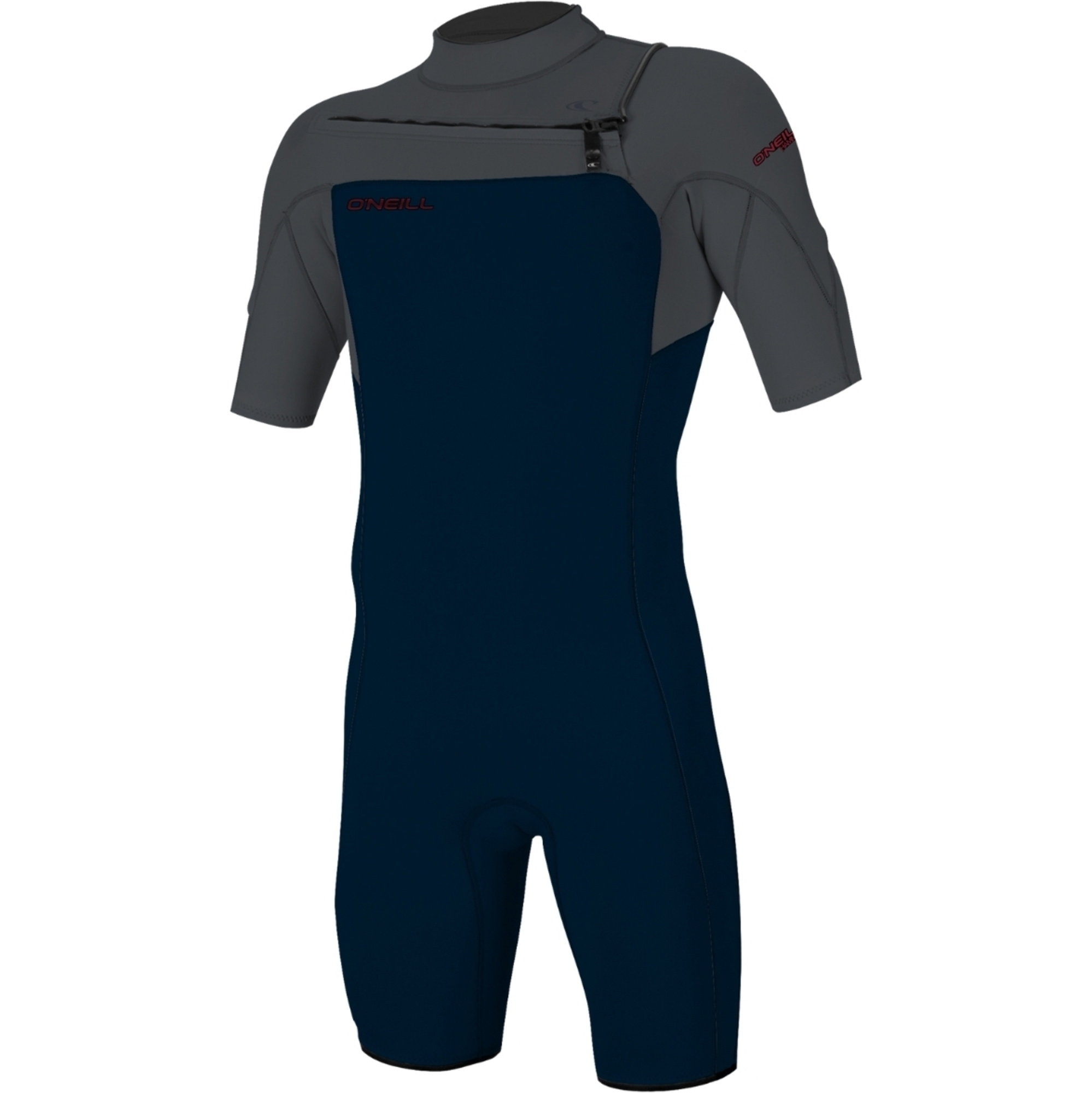 2025 O'Neill Mens Hammer 2mm Chest Zip Shorty Wetsuit 4927 - Abyss ...