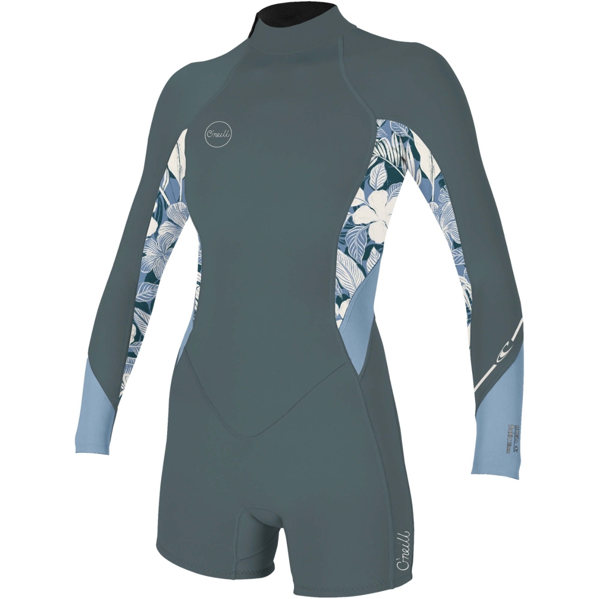 2025 O'Neill Womens Bahia 2/1mm Back Zip Long Sleeve Springsuit Wetsuit ...