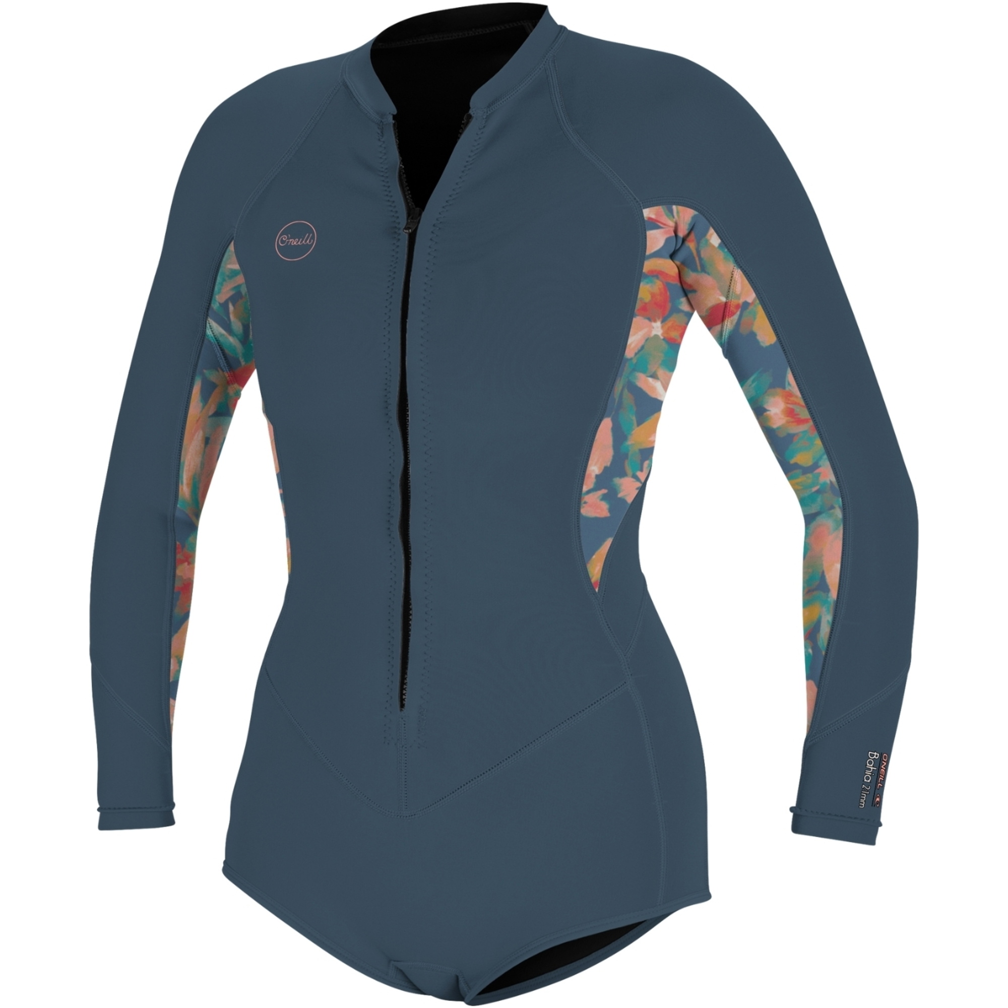 2025 O'Neill Womens Bahia 2/1mm Front Zip Long Sleeve Springsuit ...