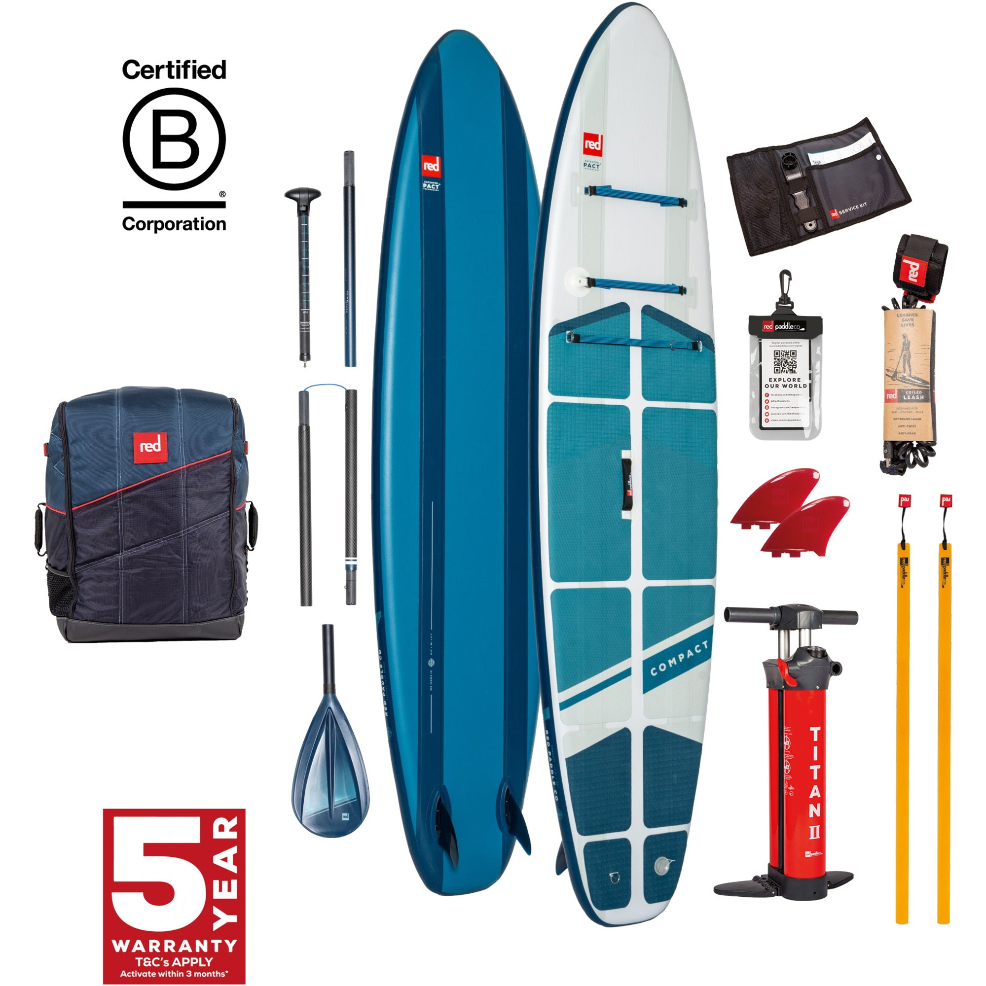 2025 Red Paddle Co Compact 11'0 Stand Up Paddle Board Package 001-001 ...
