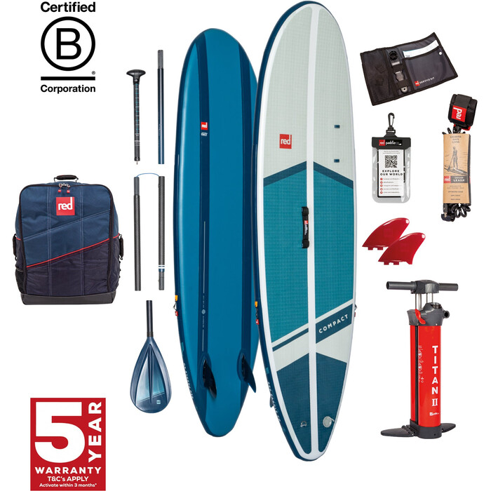 2025 Red Paddle Co Compact 9'2 Stand Up Paddle Board Package 001-001 ...