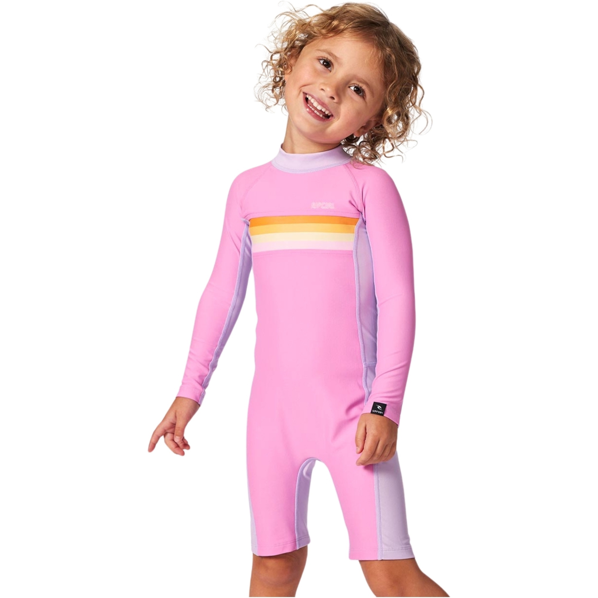 2025 Rip Curl Junior Rainbow Tide UV Sun Suit 13GJRV - Bright Pink ...