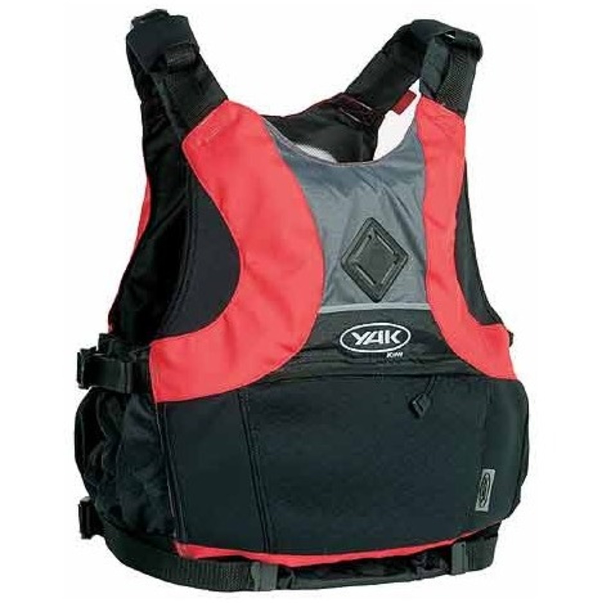 YAK Kurve White Water Buoyancy Aid Black/RED 2332 - Canoe & Kayak ...
