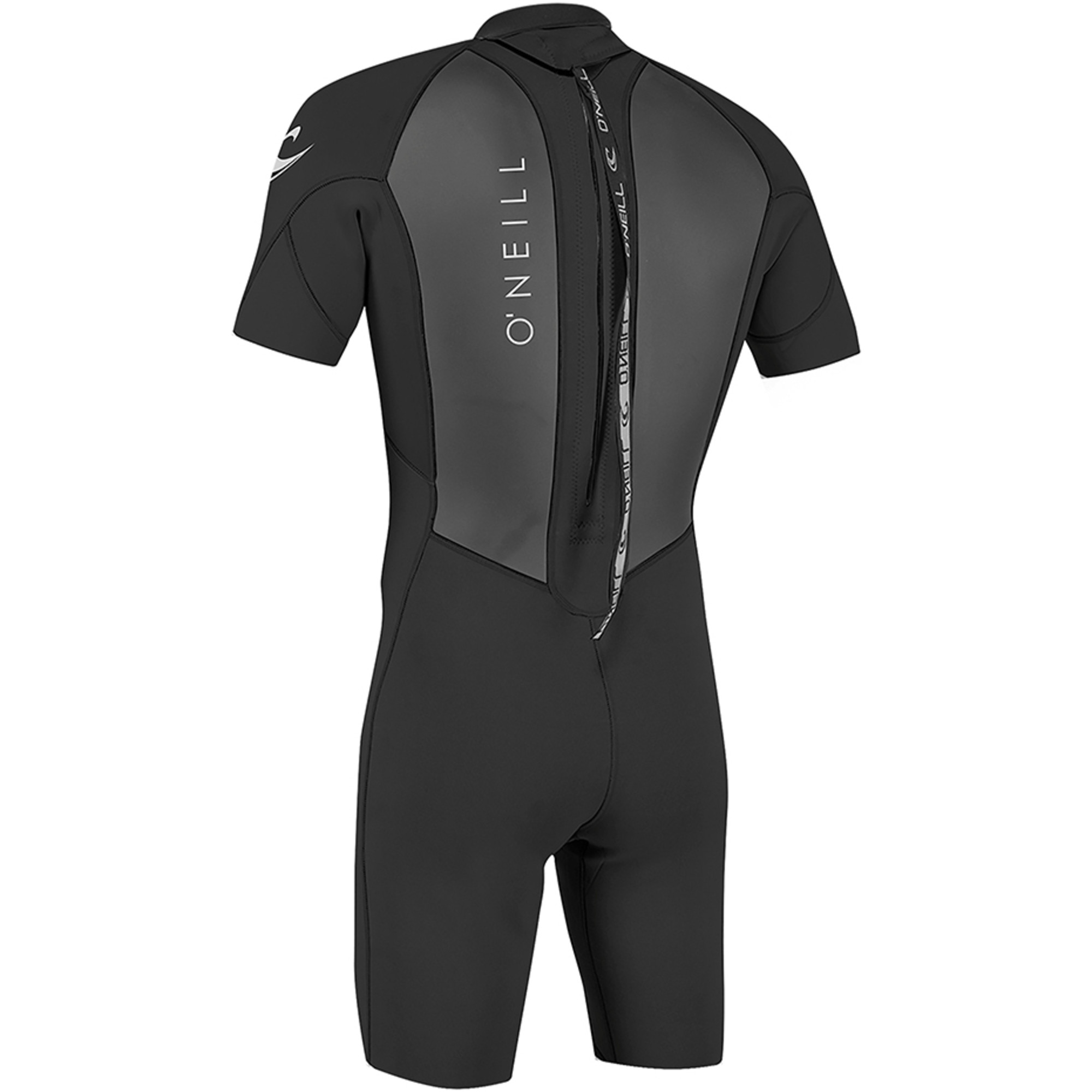 2025 O'Neill Mens Reactor II 2mm Back Zip Shorty Wetsuit 5041 - Black ...